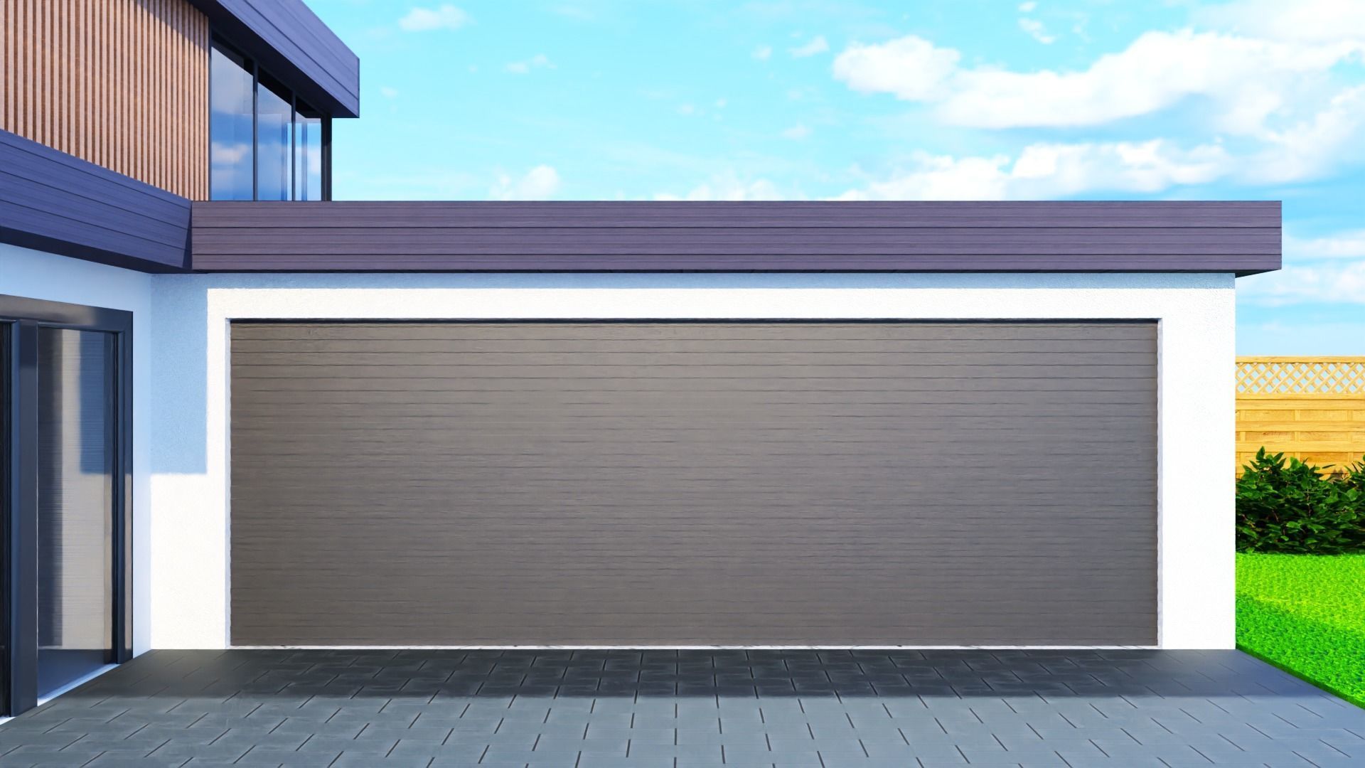 House garage free 3D model | CGTrader