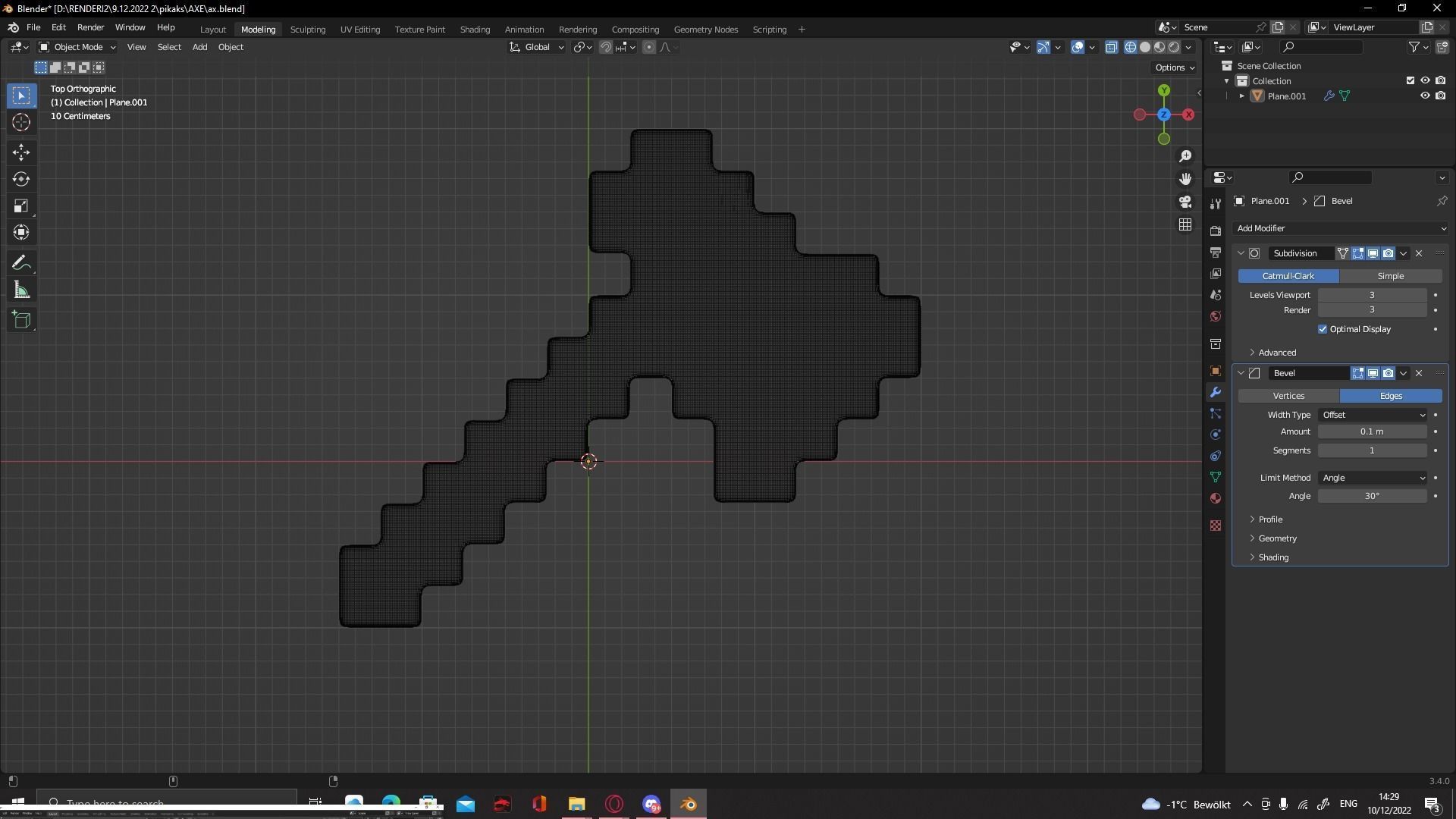 Minecraft Printable Axe 3D model 3D printable | CGTrader