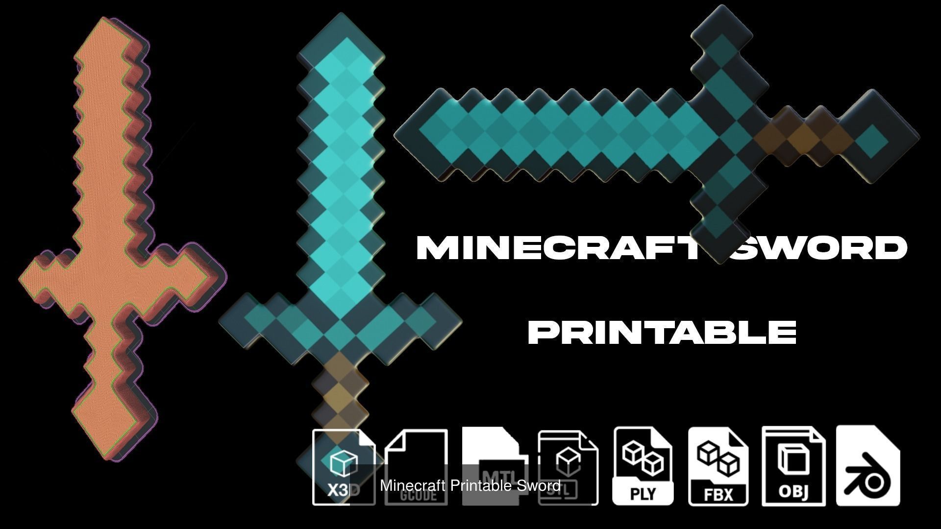 Minecraft Printable 3D Model Collection | CGTrader