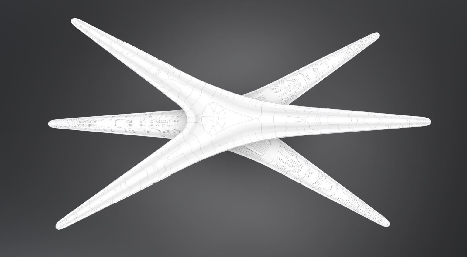 Cylon Base Star new scale model 3D model 3D printable | CGTrader