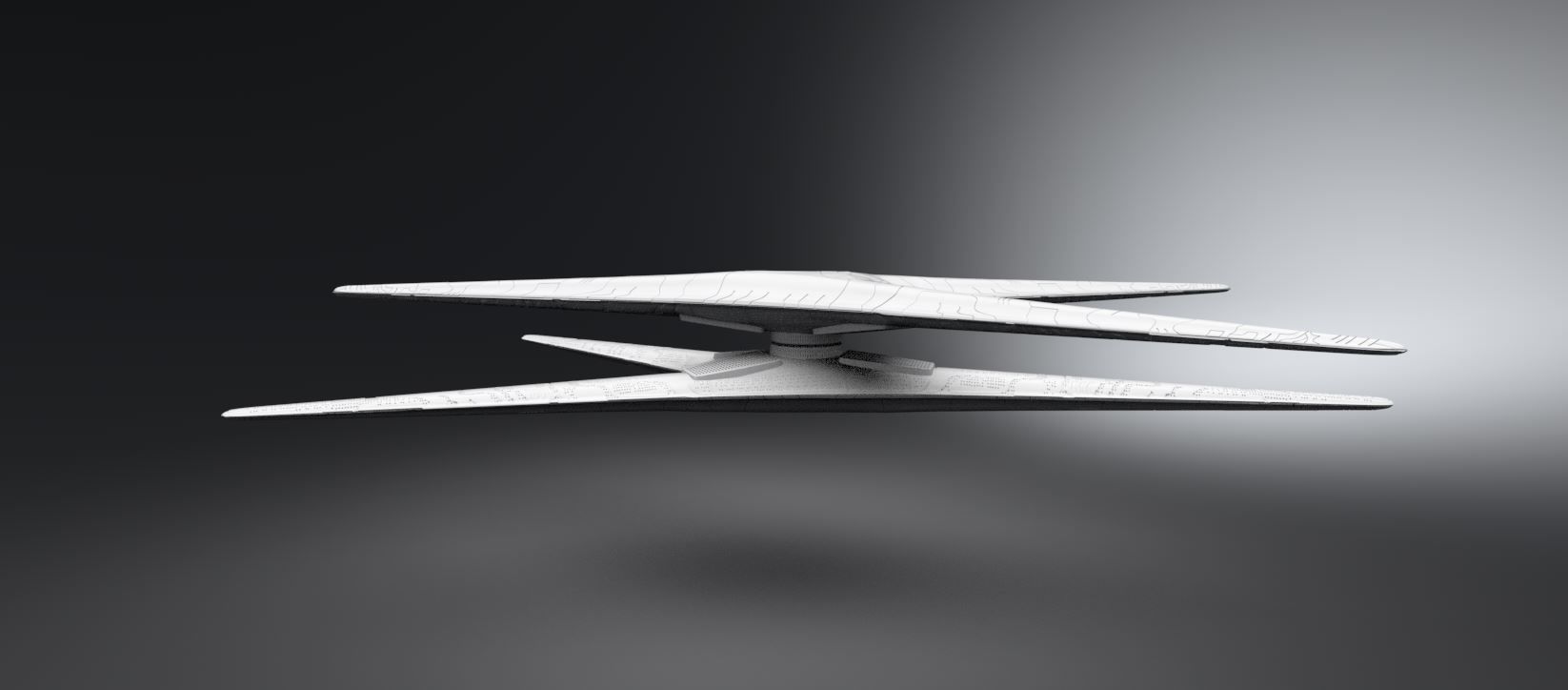 Cylon Base Star new scale model 3D model 3D printable | CGTrader