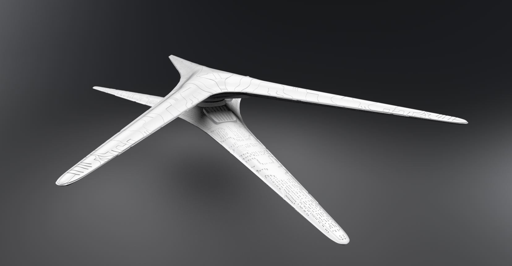 Cylon Base Star new scale model 3D model 3D printable | CGTrader