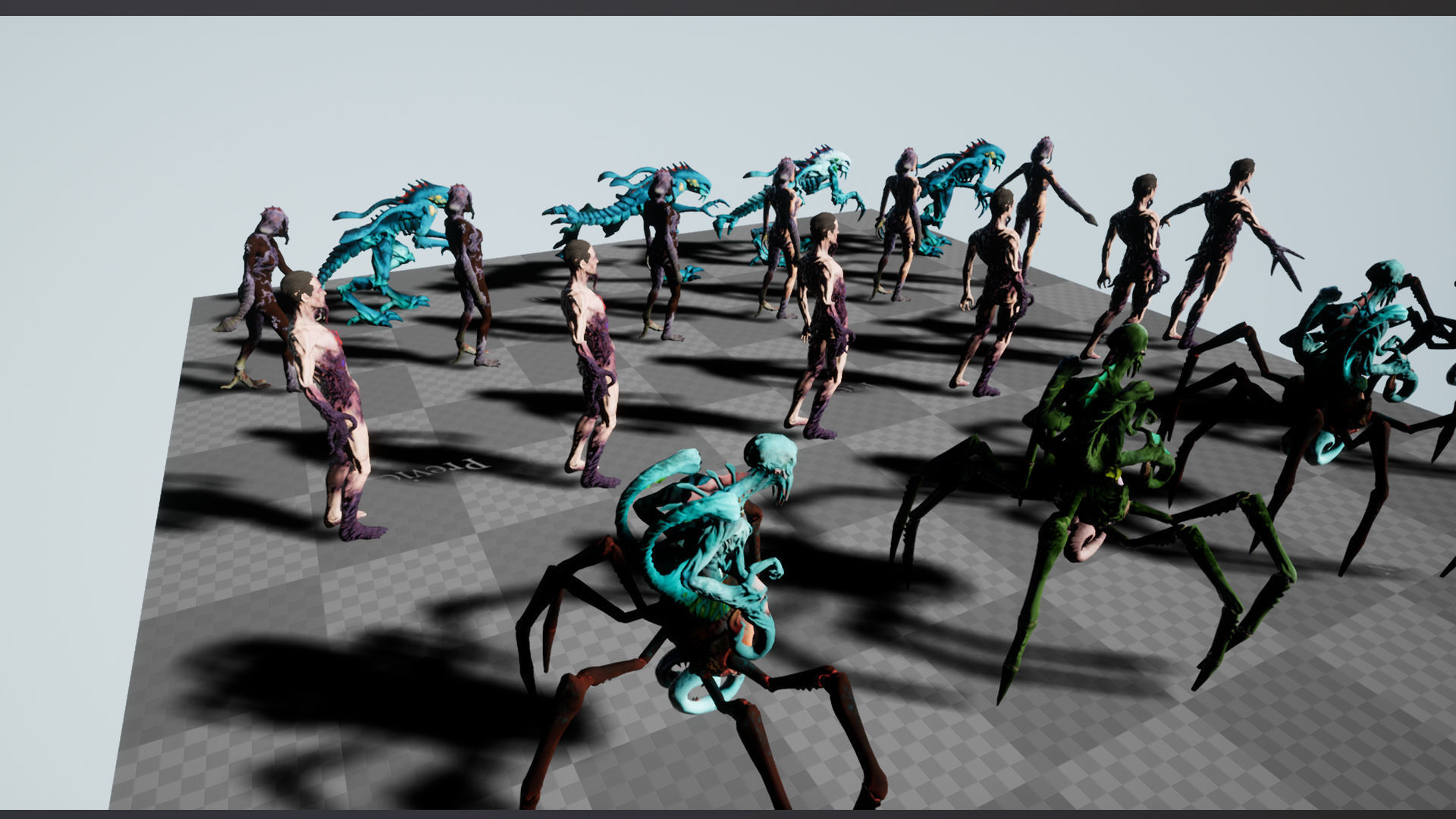 3D model Parasite pack VR / AR / low-poly | CGTrader