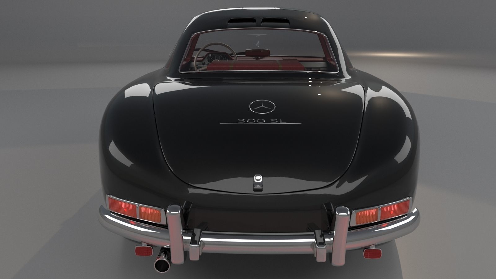 Mercedes Benz 300sl 1955 3D model | CGTrader