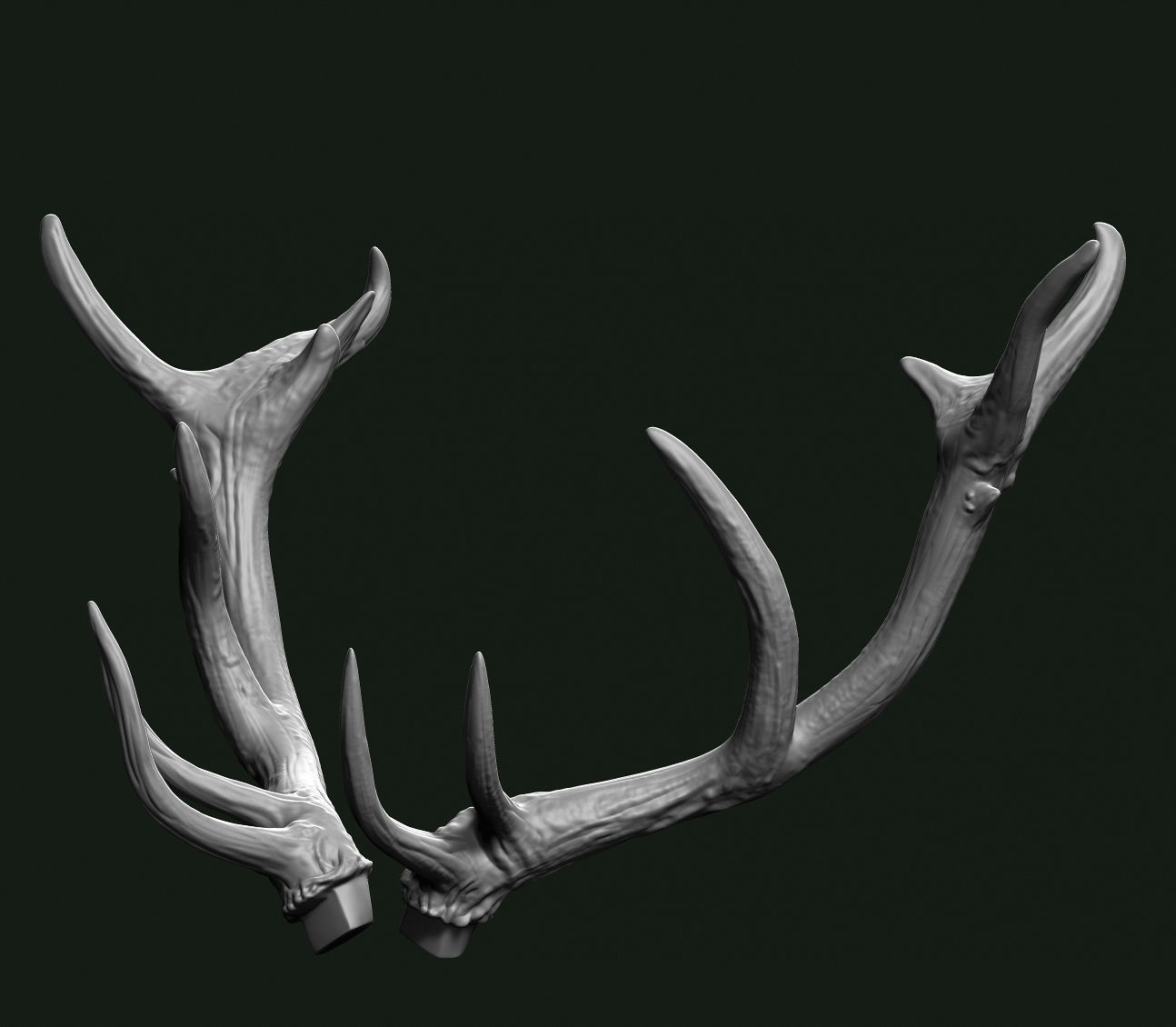 Stag Head 3d Model 3d Printable Cgtrader