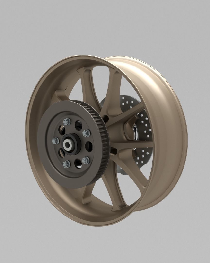 motor cycle rims wheels bike 3D model | CGTrader