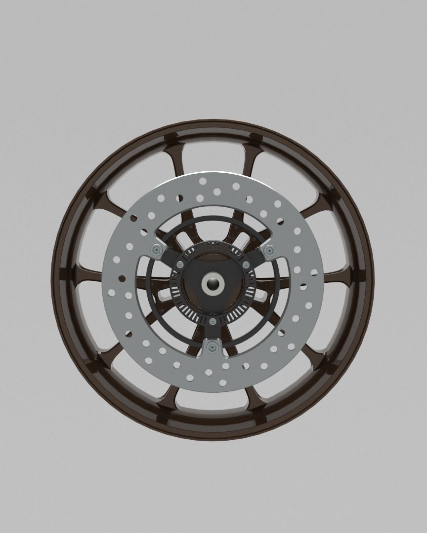 motor cycle rims wheels bike 3D model | CGTrader