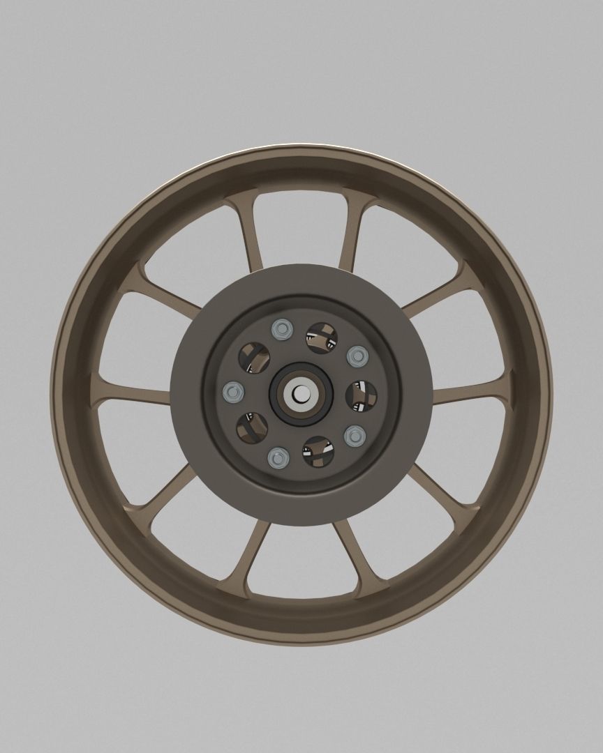 motor cycle rims wheels bike 3D model | CGTrader
