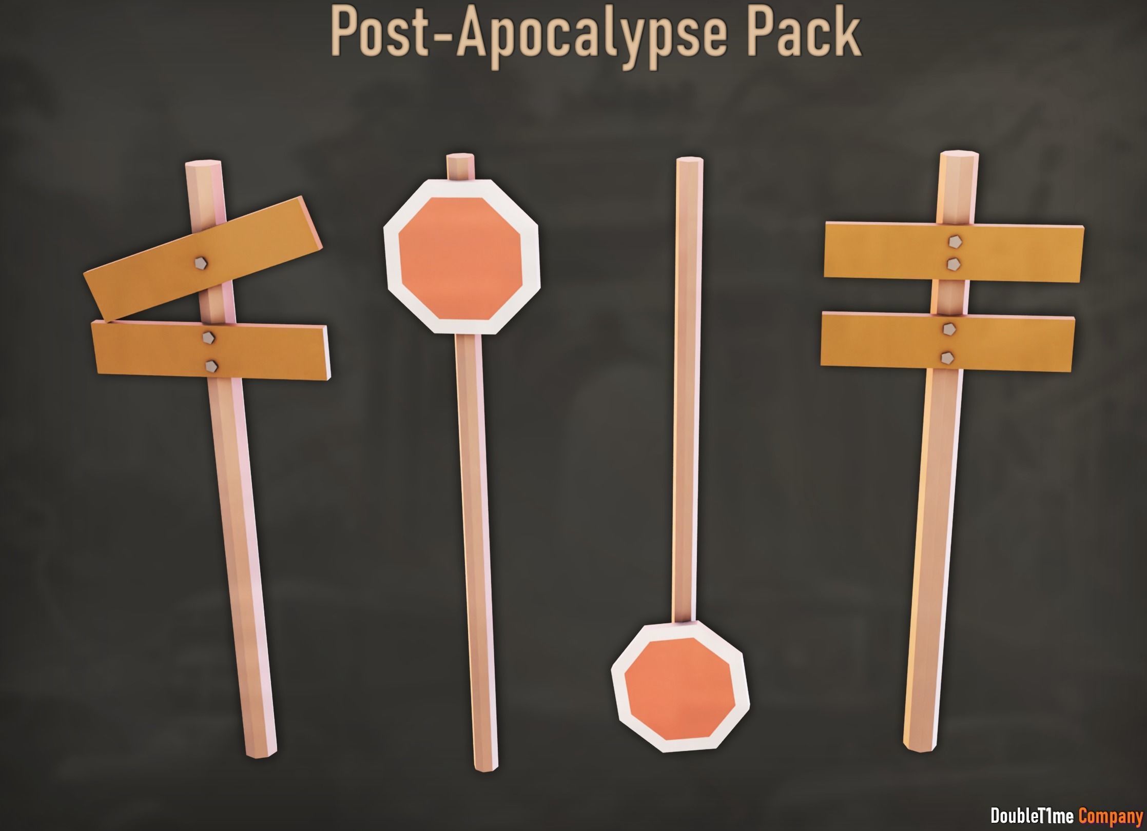 3D model Urban trash Props Apocalypse VR / AR / low-poly | CGTrader