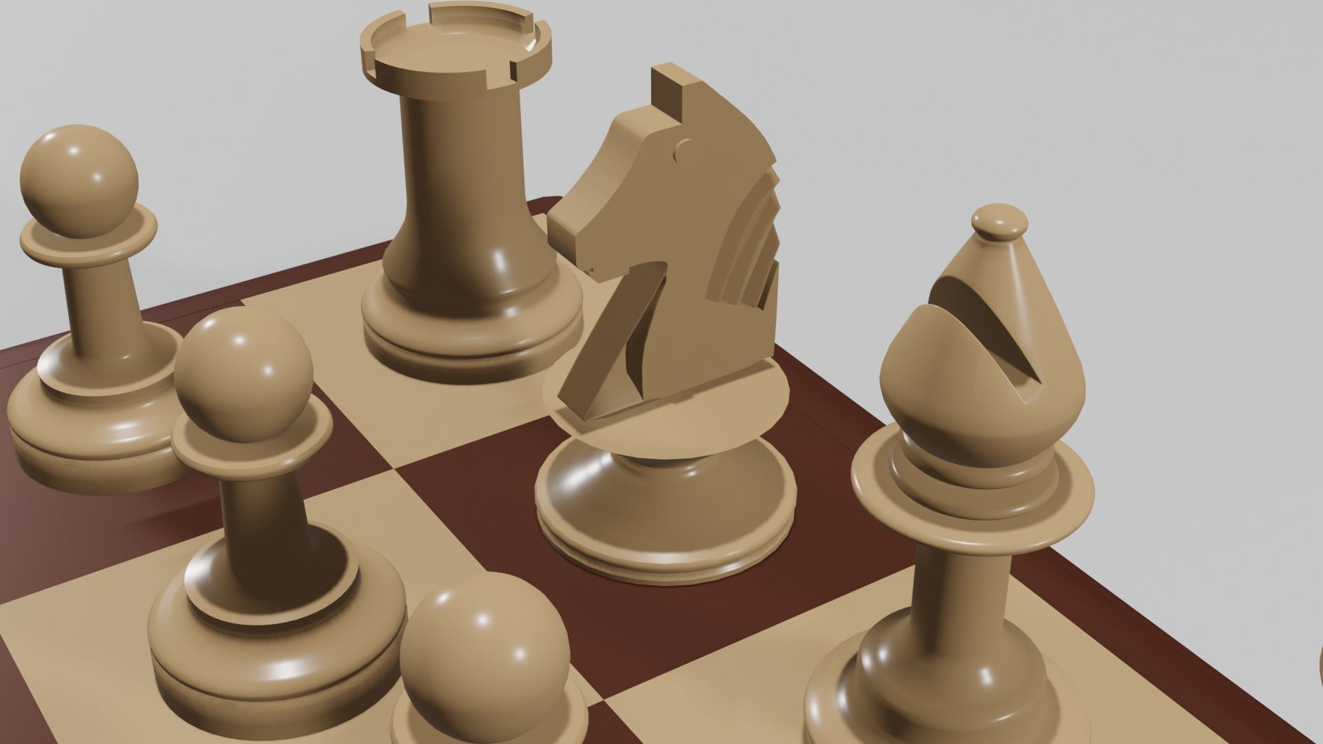3D model Classic chess pieces set 3D model VR / AR / low-poly | CGTrader