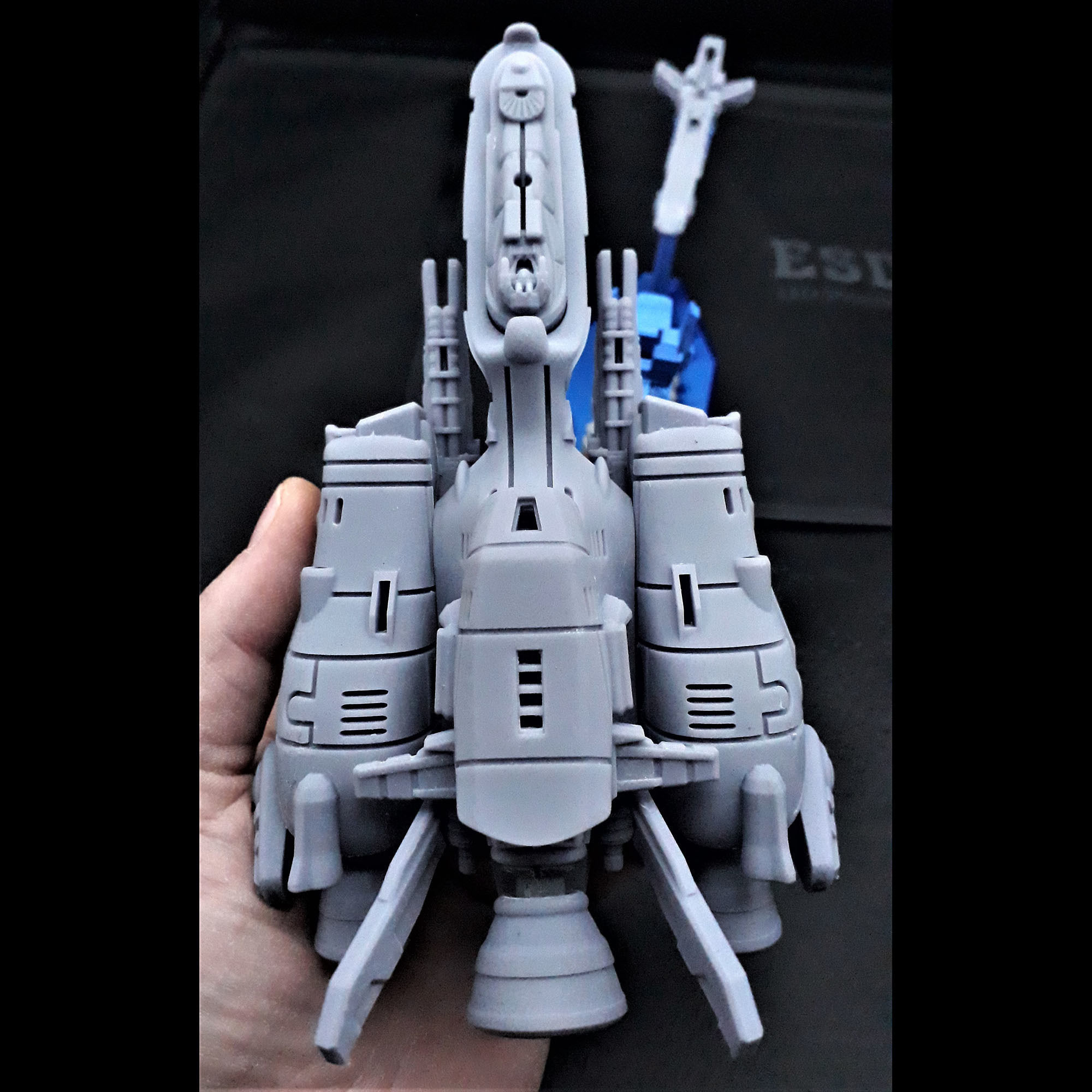 R-TYPE toy spaceship being held 3D model 3D printable | CGTrader