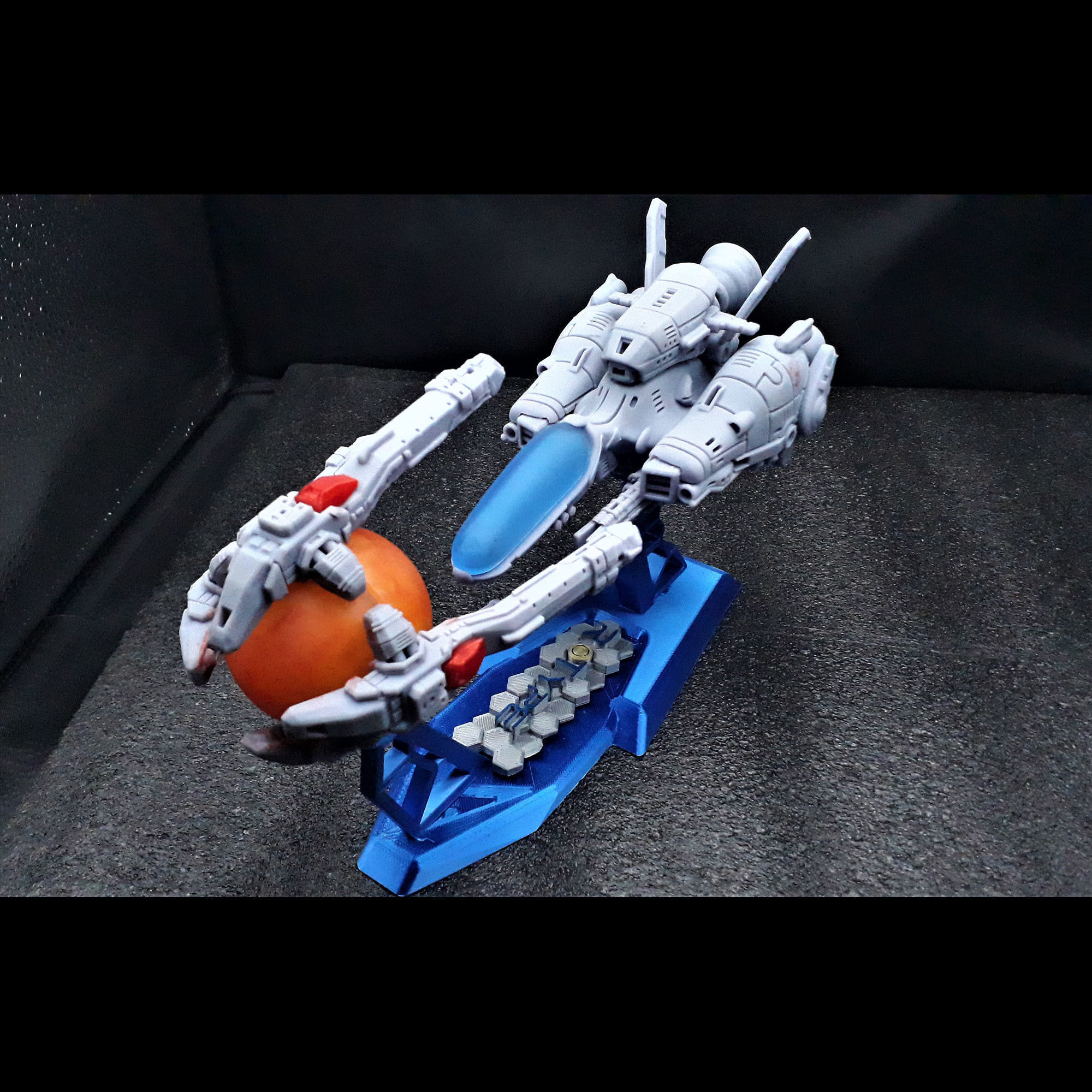 R-TYPE toy spaceship being held 3D model 3D printable | CGTrader