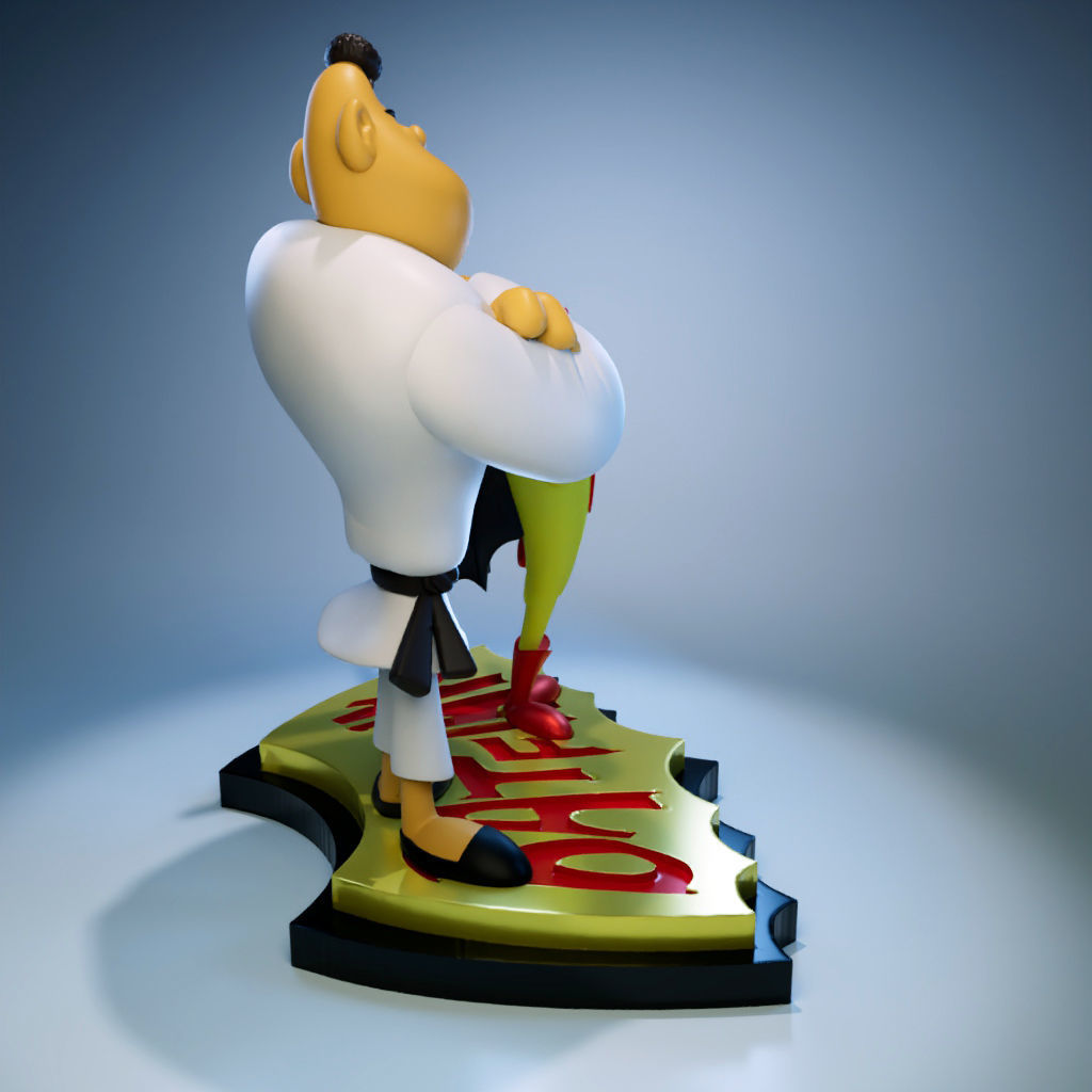 Batfink and Karate 3D model 3D printable | CGTrader