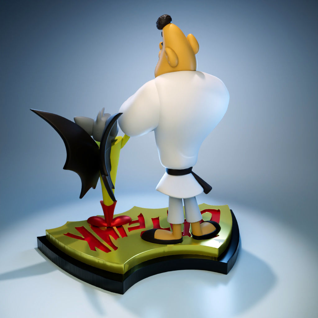 Batfink and Karate 3D model 3D printable | CGTrader