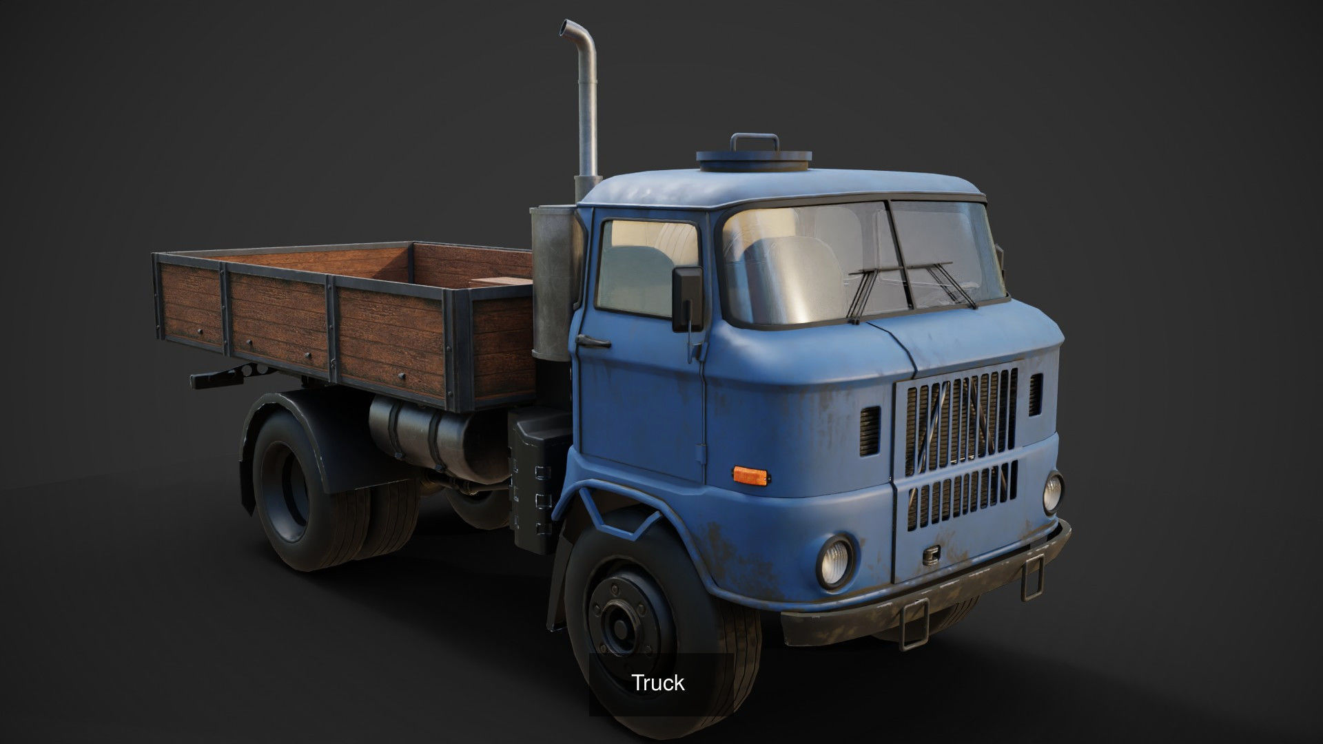 3D Model Collection IFA w50 lorry trucks game ready assets VR / AR ...