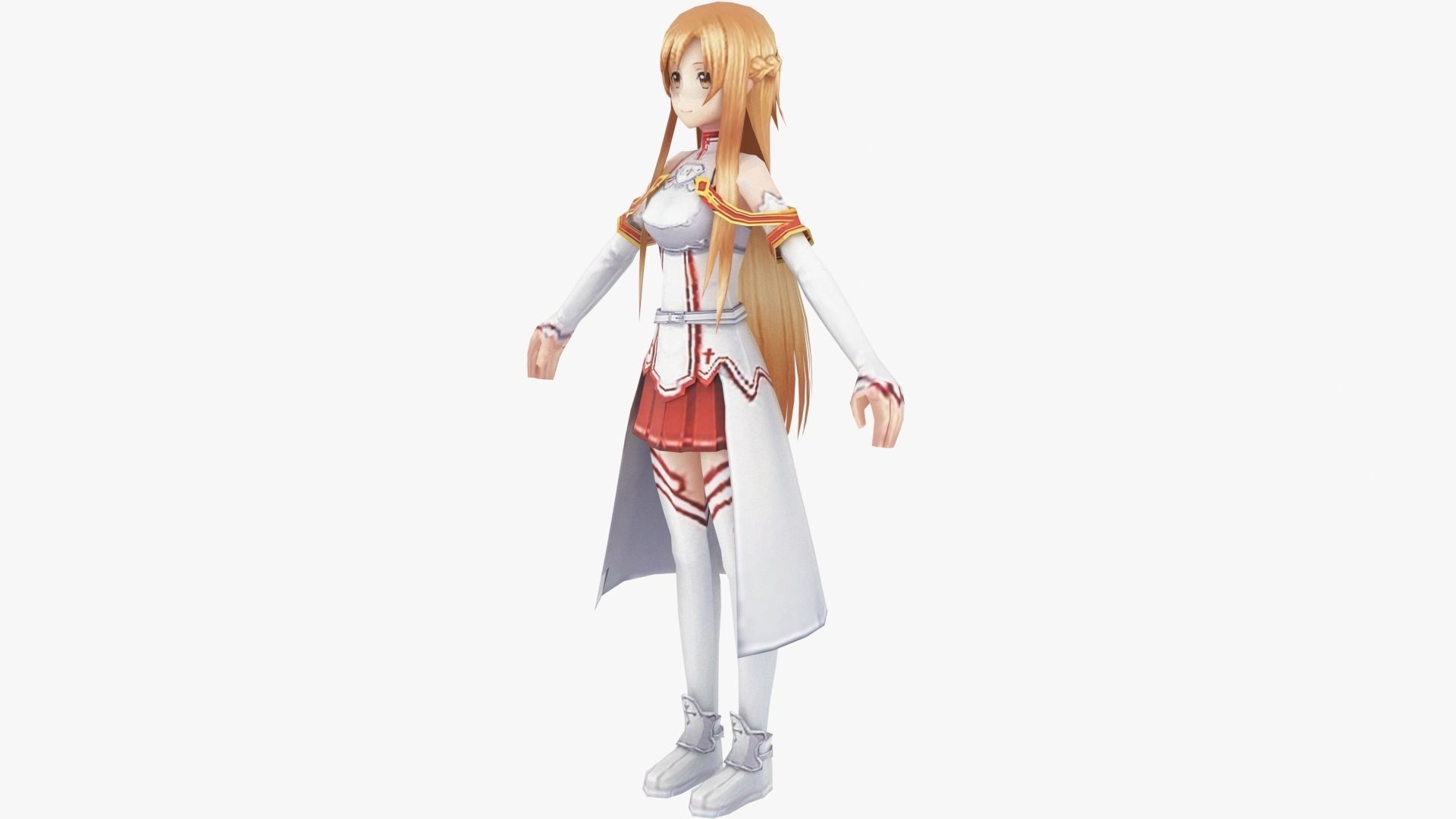 Yuuki Asuna - Sword Art Online free 3D model | CGTrader