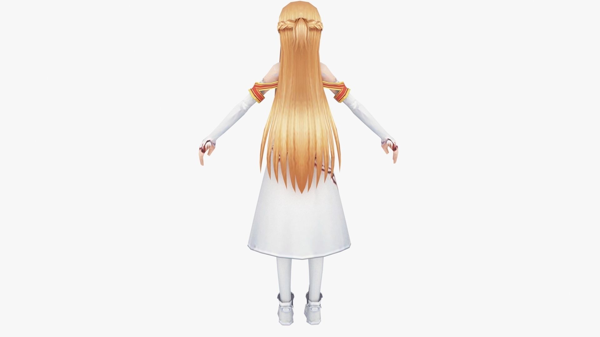 Yuuki Asuna - Sword Art Online free 3D model | CGTrader