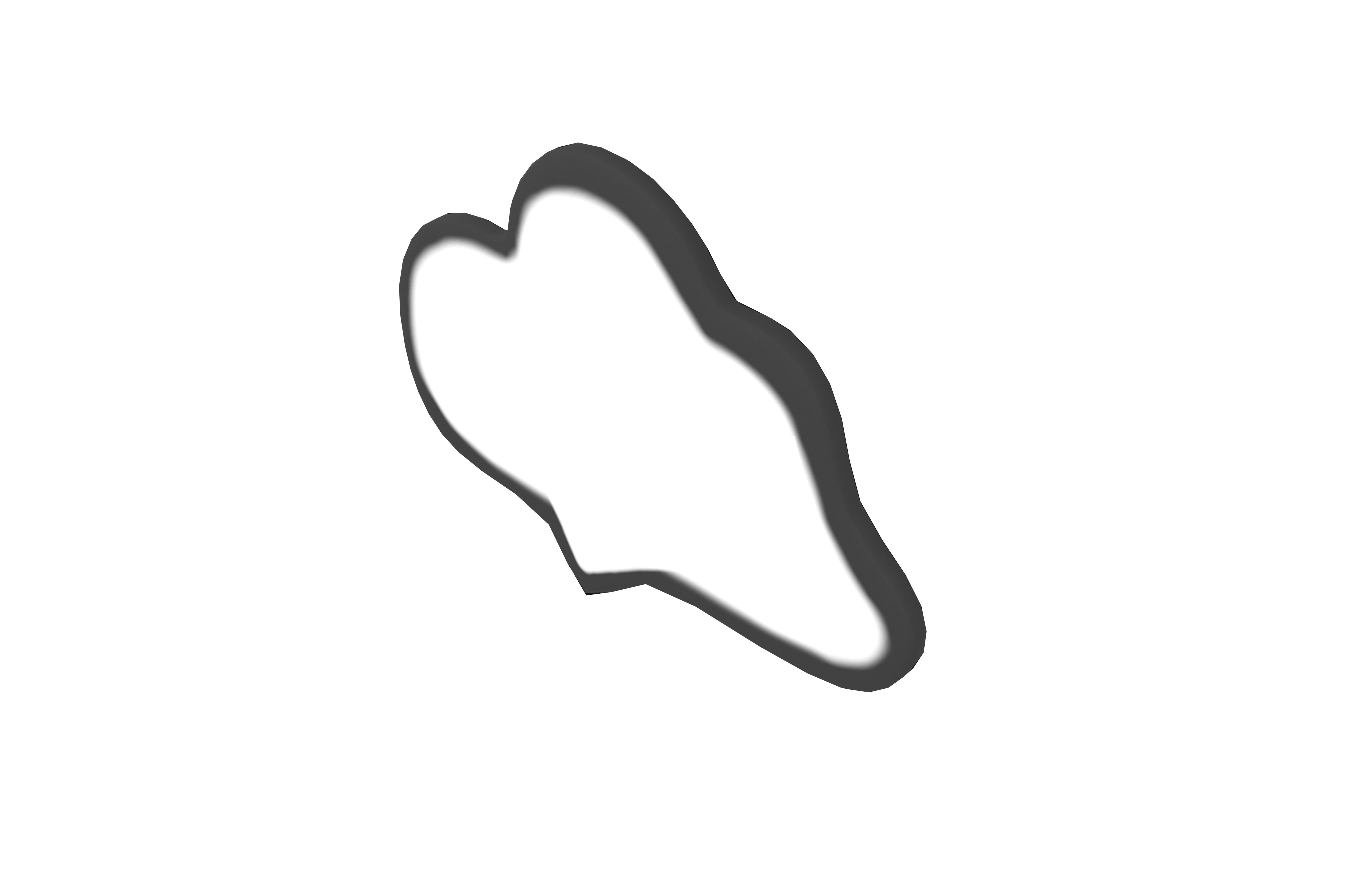 3D model Speech Balloon v22 001 VR / AR / low-poly | CGTrader
