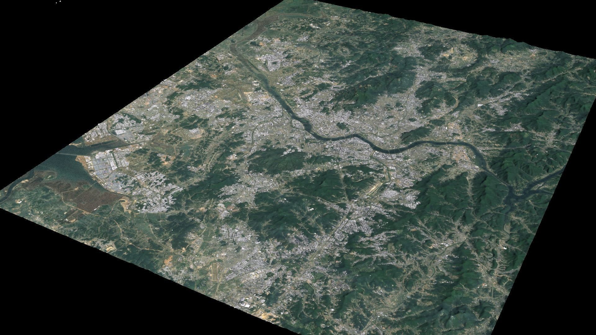 Seoul South Korea City Landscape 3D Model 3D model | CGTrader