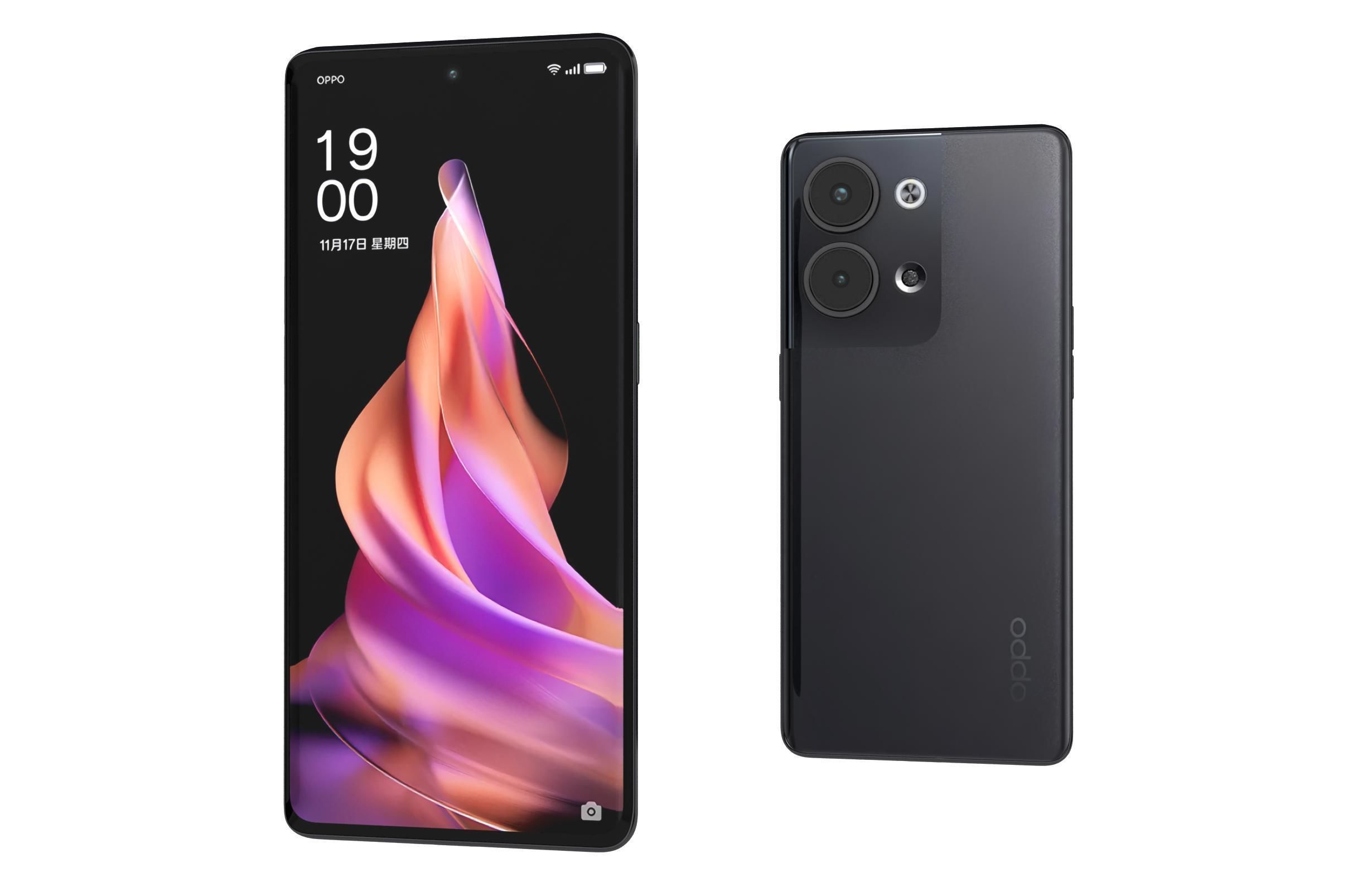 OPPO Reno 9 All Colors 3D model | CGTrader