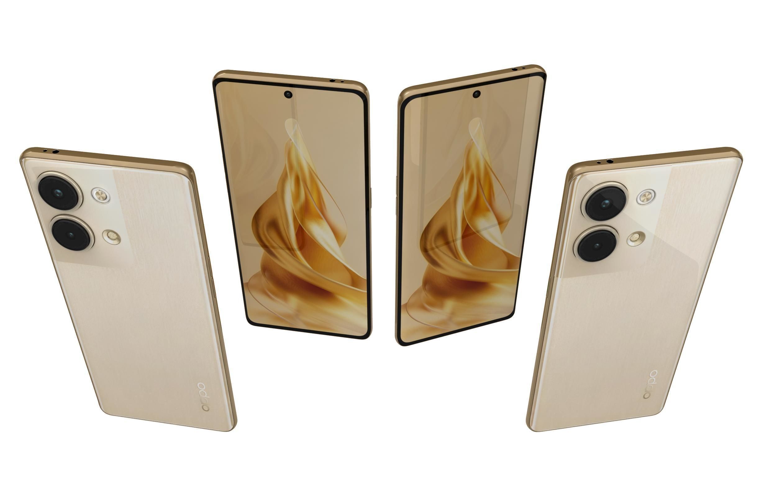 OPPO Reno 9 All Colors 3D model | CGTrader