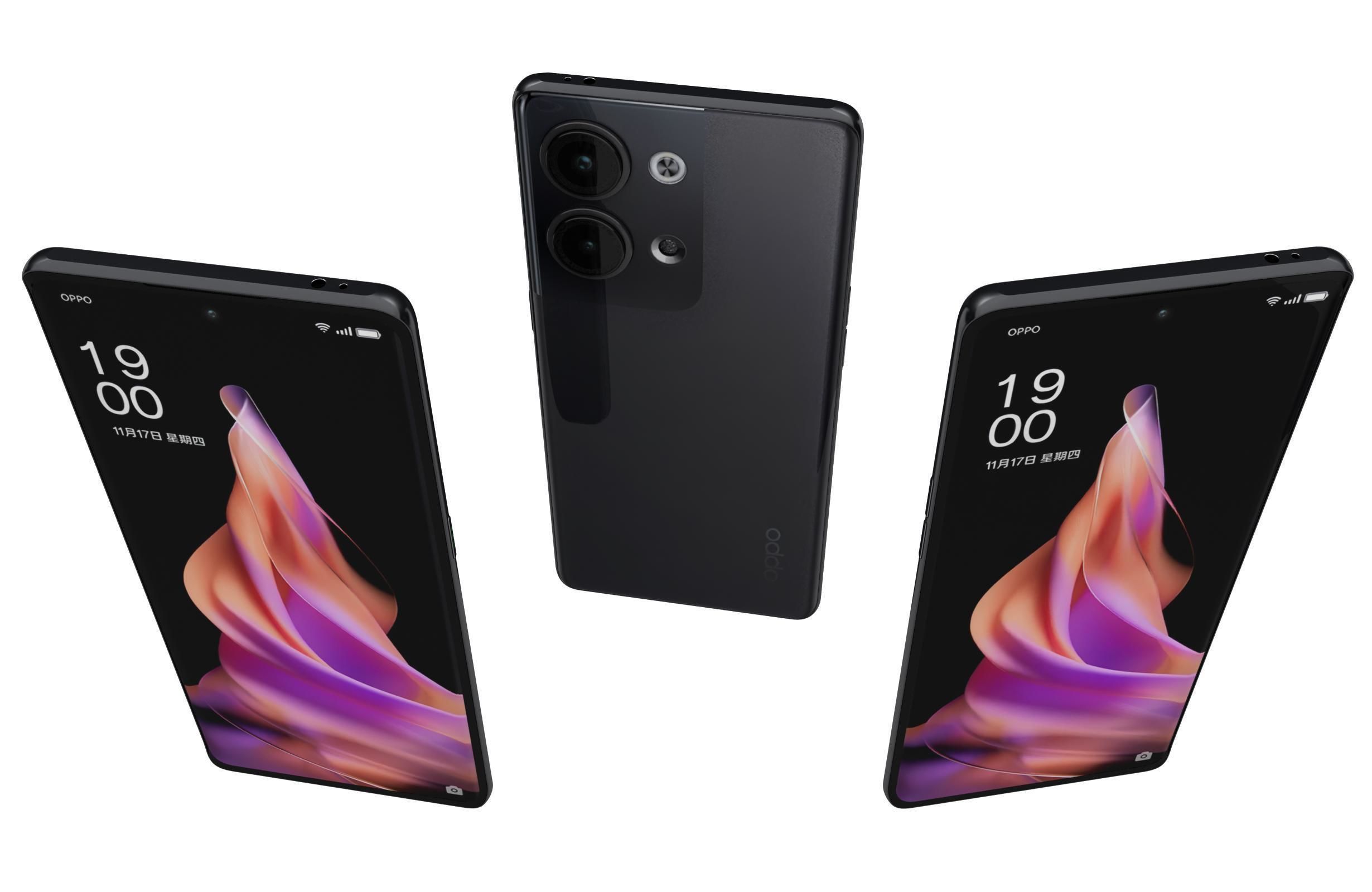 OPPO Reno 9 All Colors 3D model | CGTrader