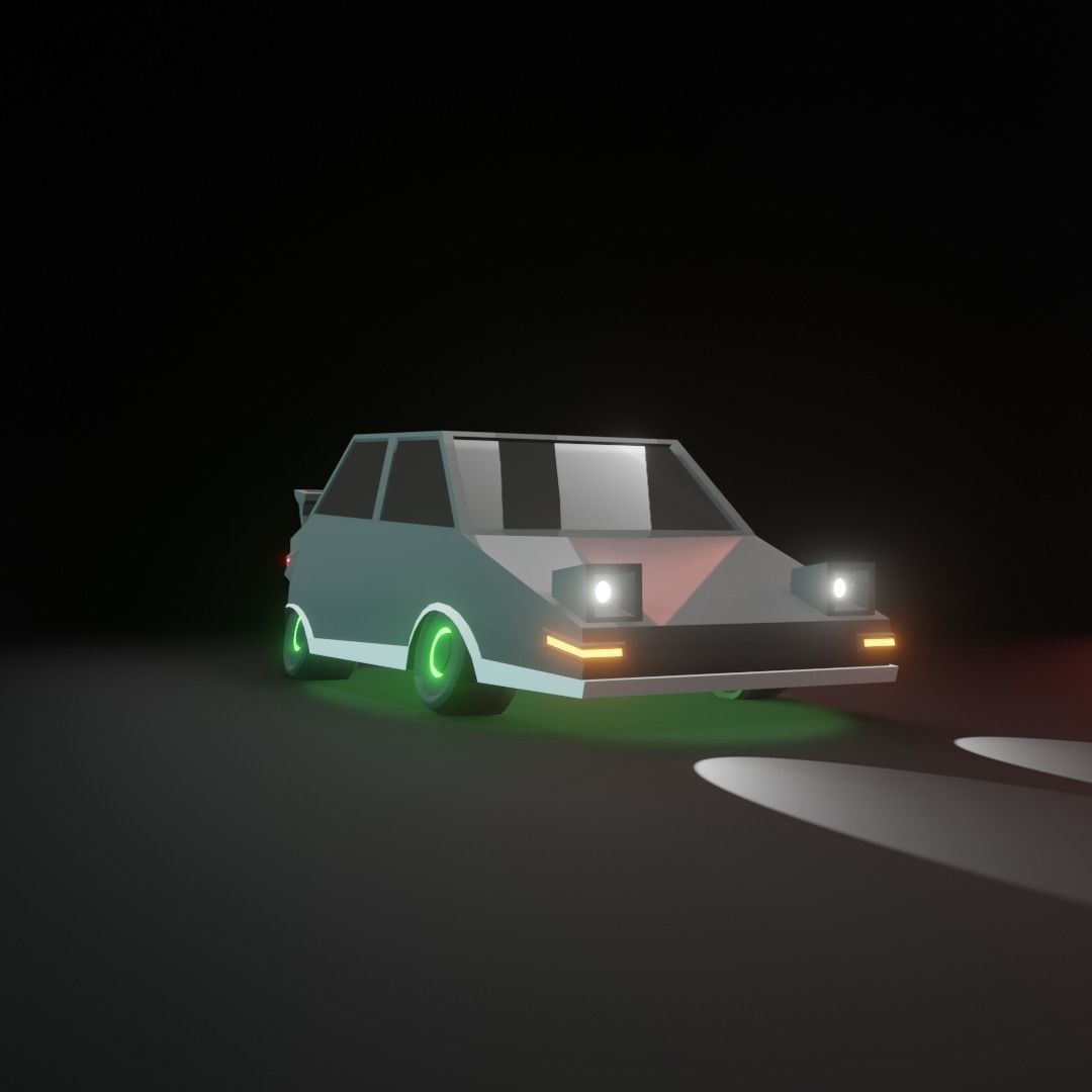 3D model TOYOTA AE86 drift car VR / AR / low-poly | CGTrader