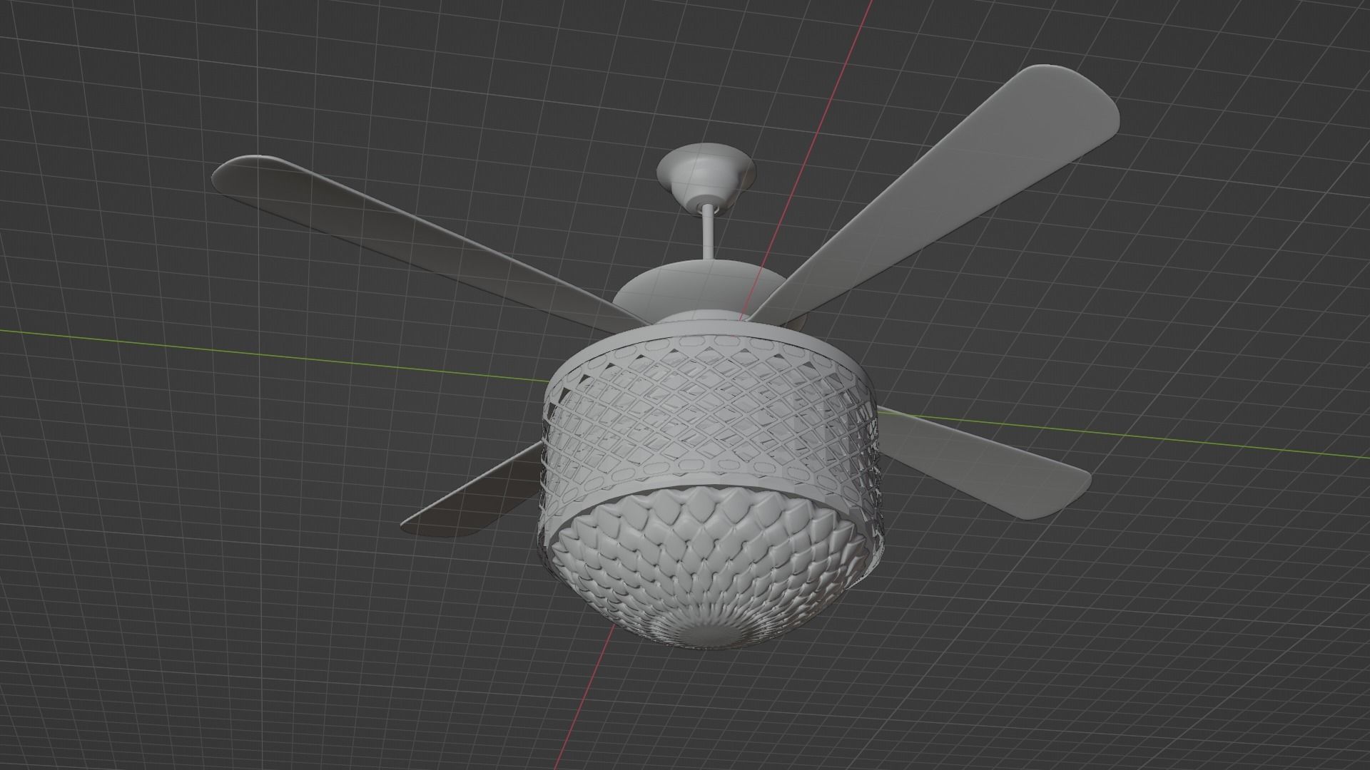 Ceiling fan 3D model | CGTrader