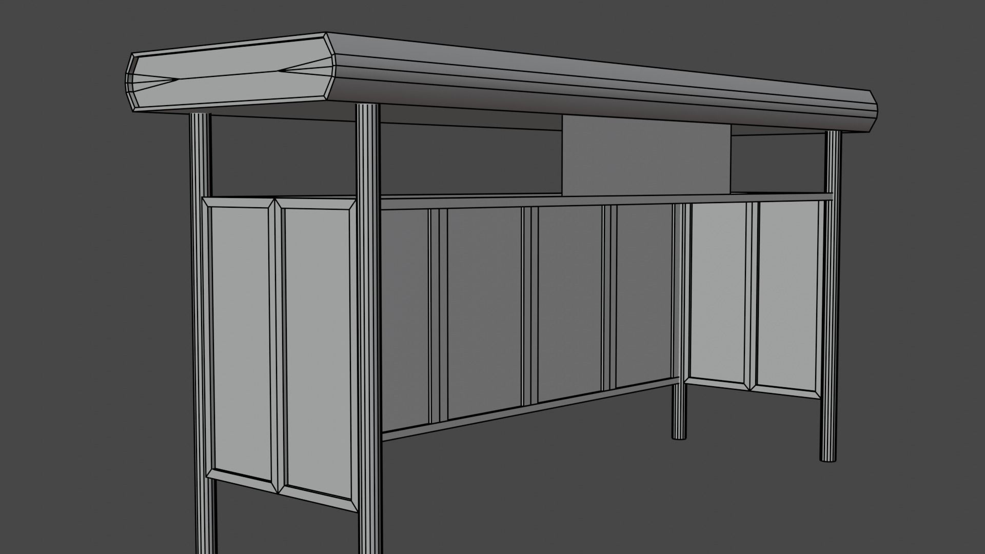 Rusty Bus Station free VR / AR / low-poly 3D model | CGTrader