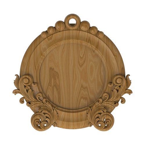 Carved picture frame STL 3D model | CGTrader