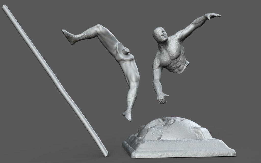 spider man 3d printable model 3D model 3D printable | CGTrader