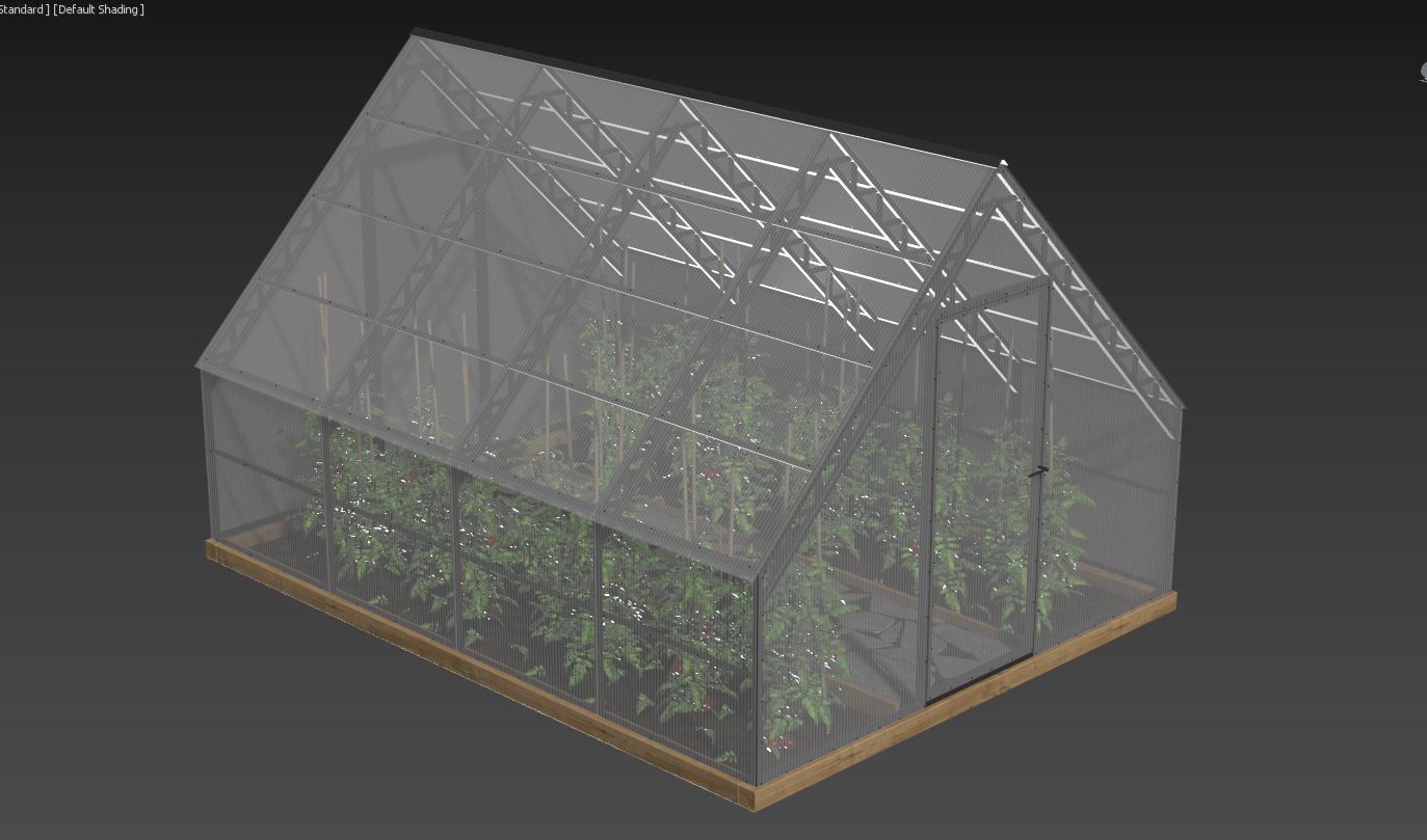 Greenhouse 3D model | CGTrader
