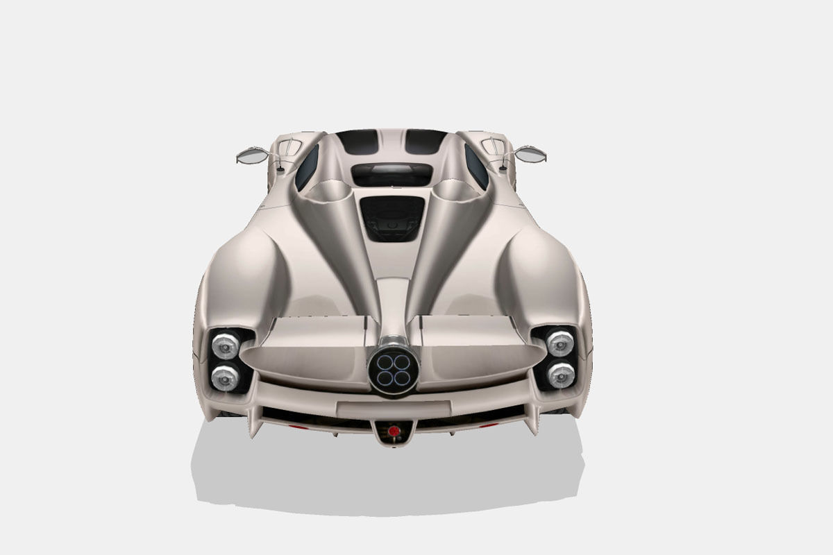 3D model Pagani Utopia 2023 VR / AR / low-poly | CGTrader