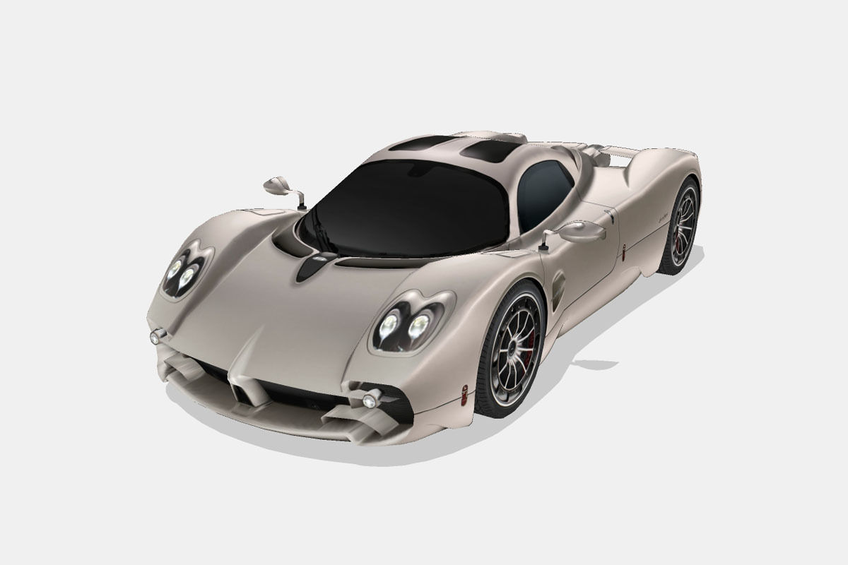 3D model Pagani Utopia 2023 VR / AR / low-poly | CGTrader