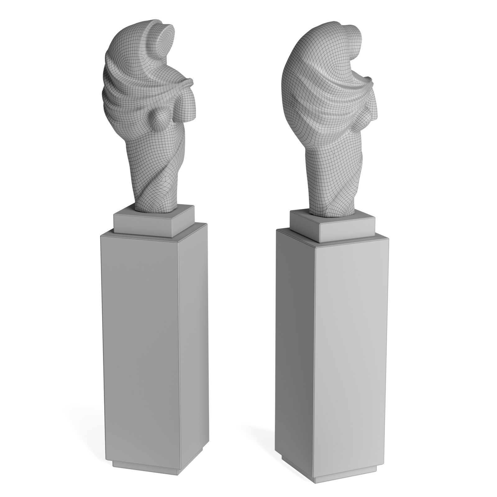 3D model Cubist figure art VR / AR / low-poly | CGTrader