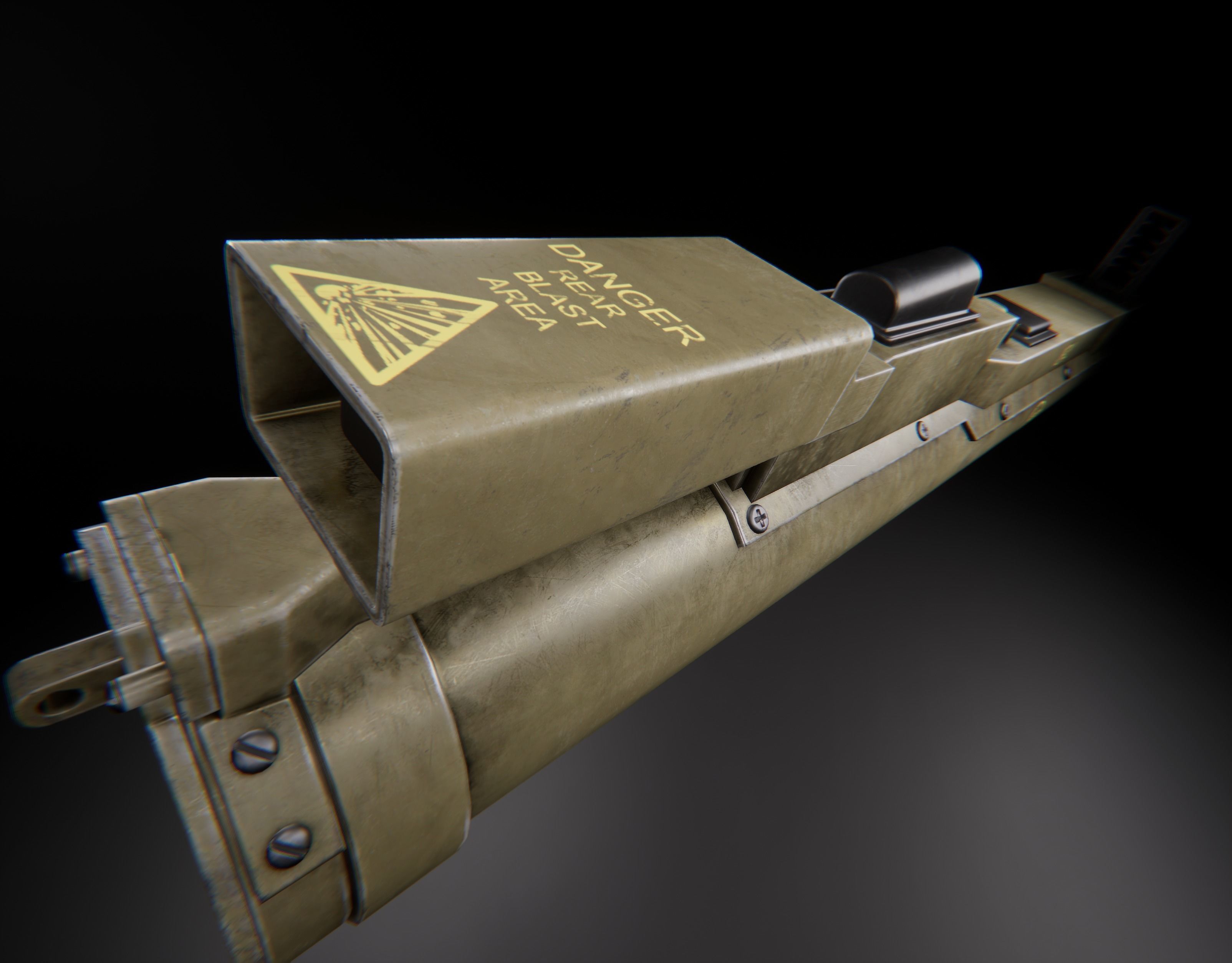 3D model AAA M72 LAW Game Ready PBR VR / AR / low-poly | CGTrader