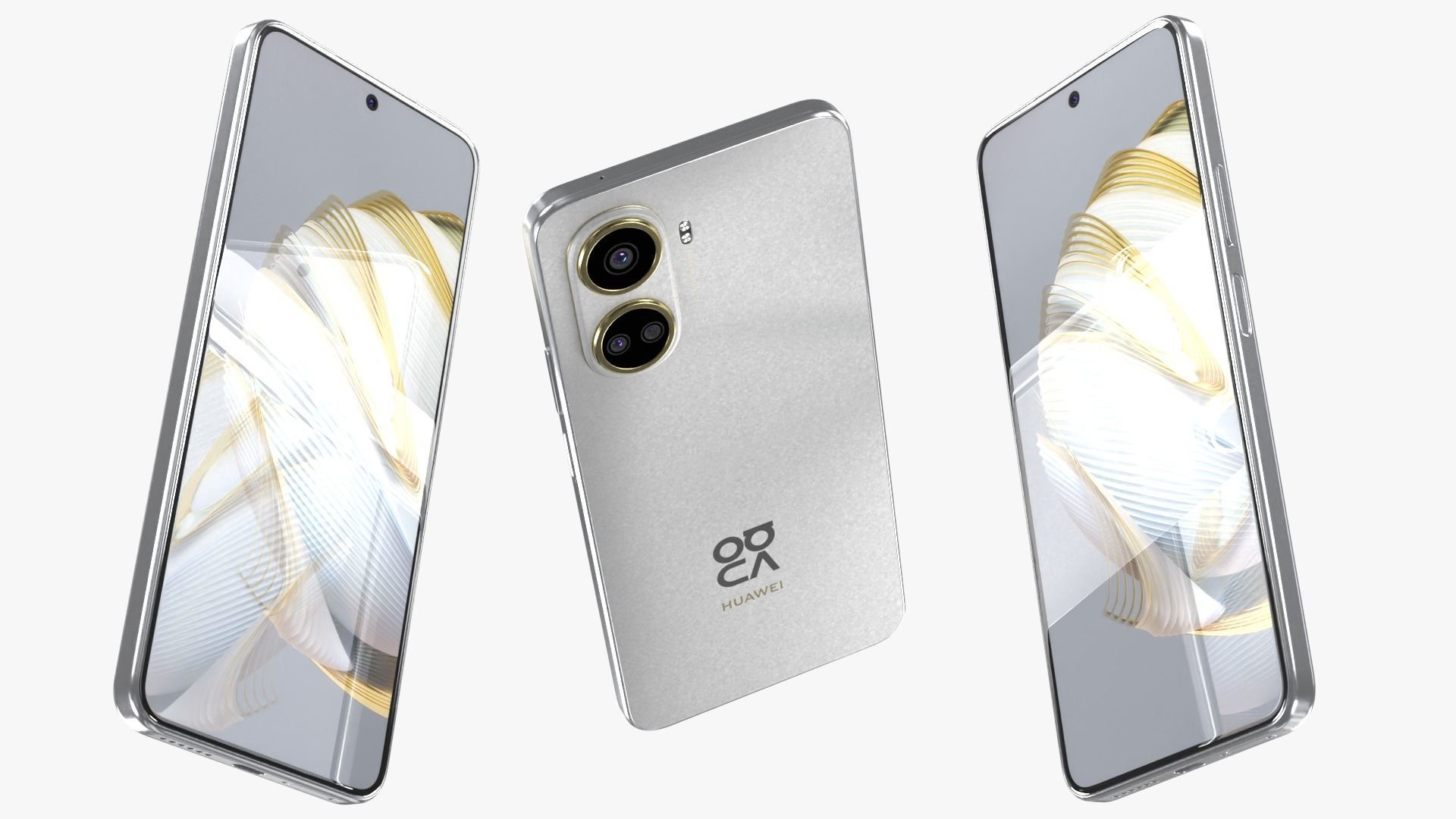 3D model Huawei Nova 10 SE Silver VR / AR / low-poly | CGTrader