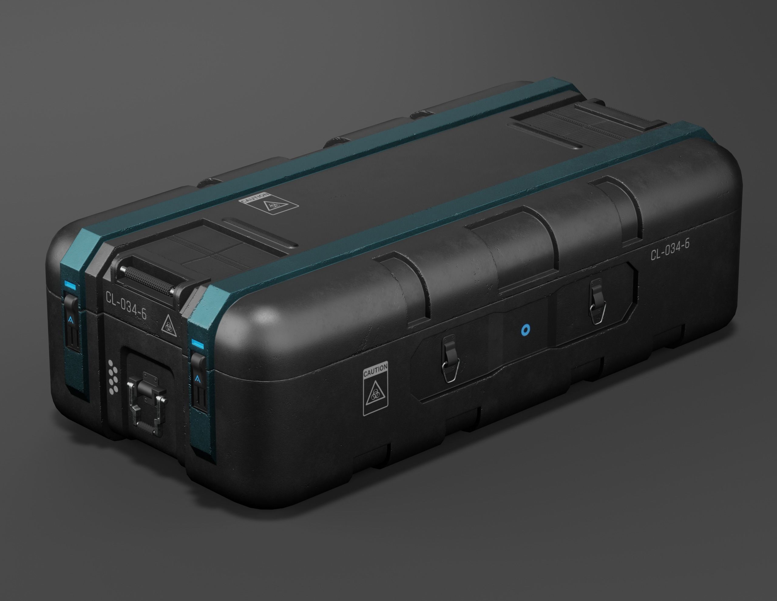 3D model Sci-fi Military Crate pak VR / AR / low-poly | CGTrader