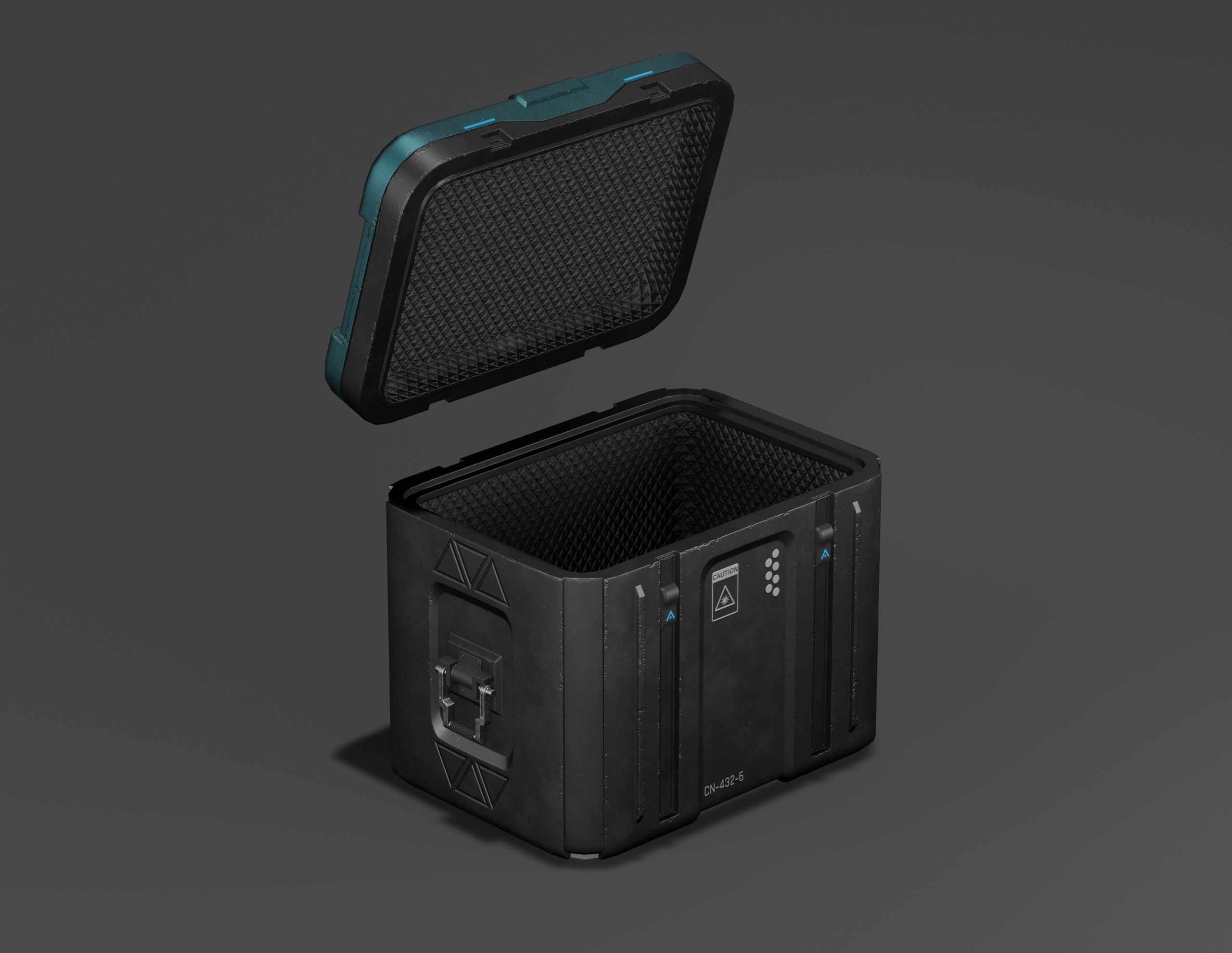 3D model Sci-fi Military Crate pak VR / AR / low-poly | CGTrader