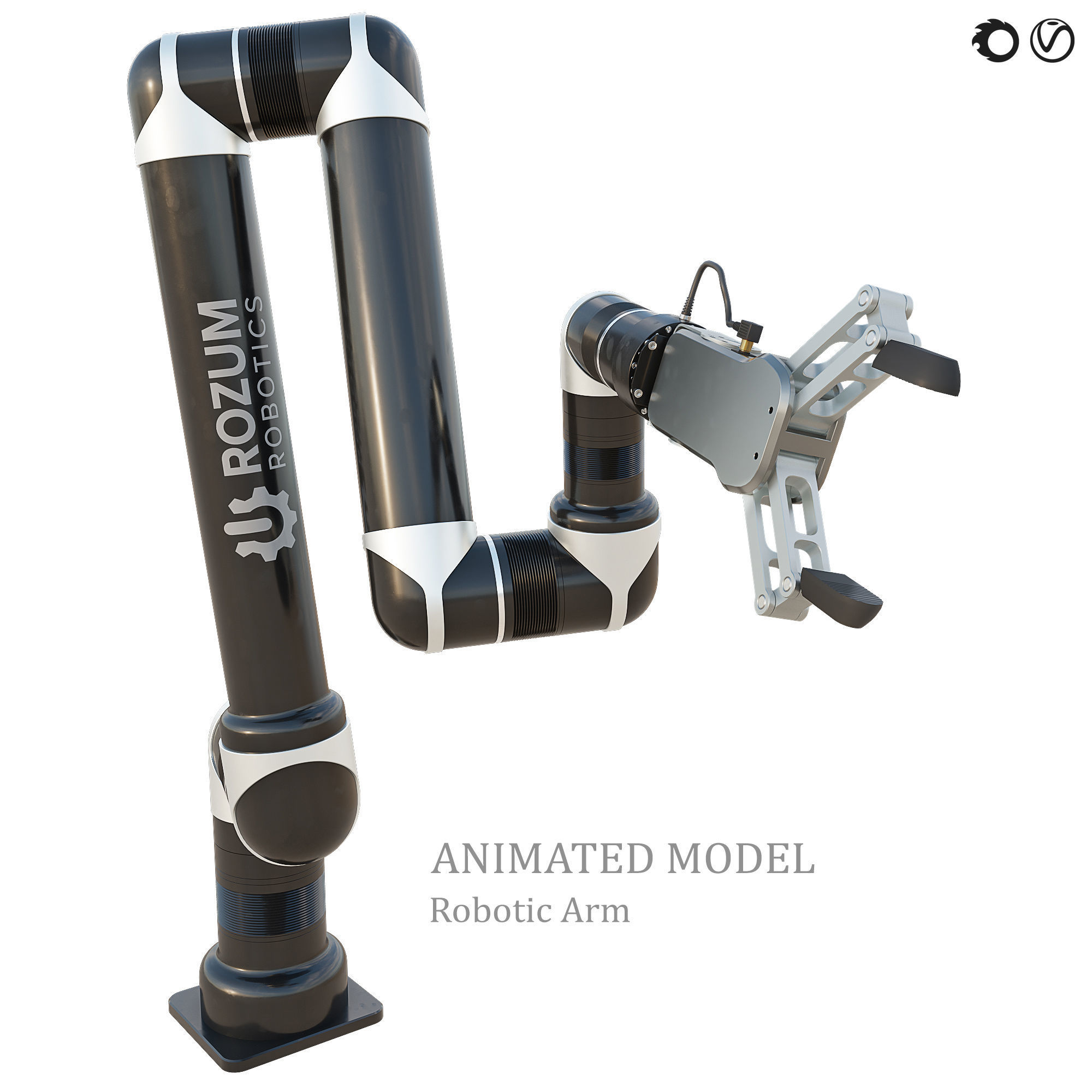 Robot Manipulator Rozum Robotic Pulse 3D model | CGTrader