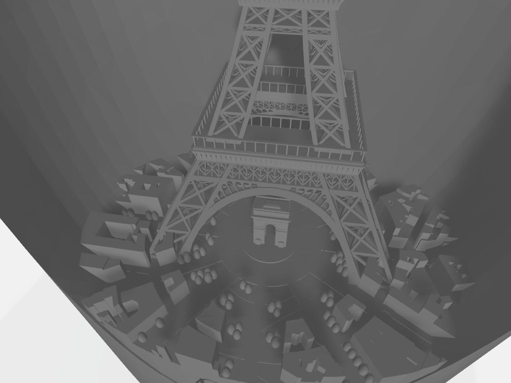 Double Pack - Architecture - LED Light Up Diorama 3D model 3D printable ...