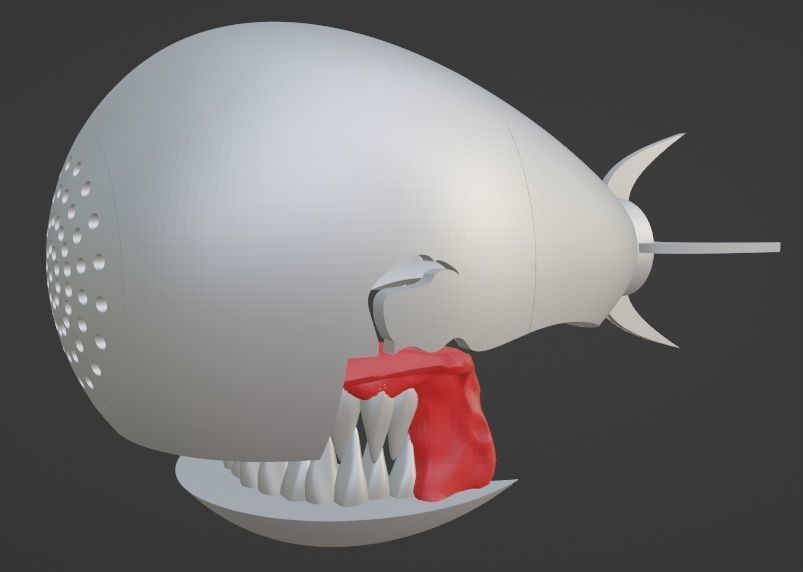 Helmet Reze Bomb Devil from Chainsawman Cosplay 3D model 3D printable ...