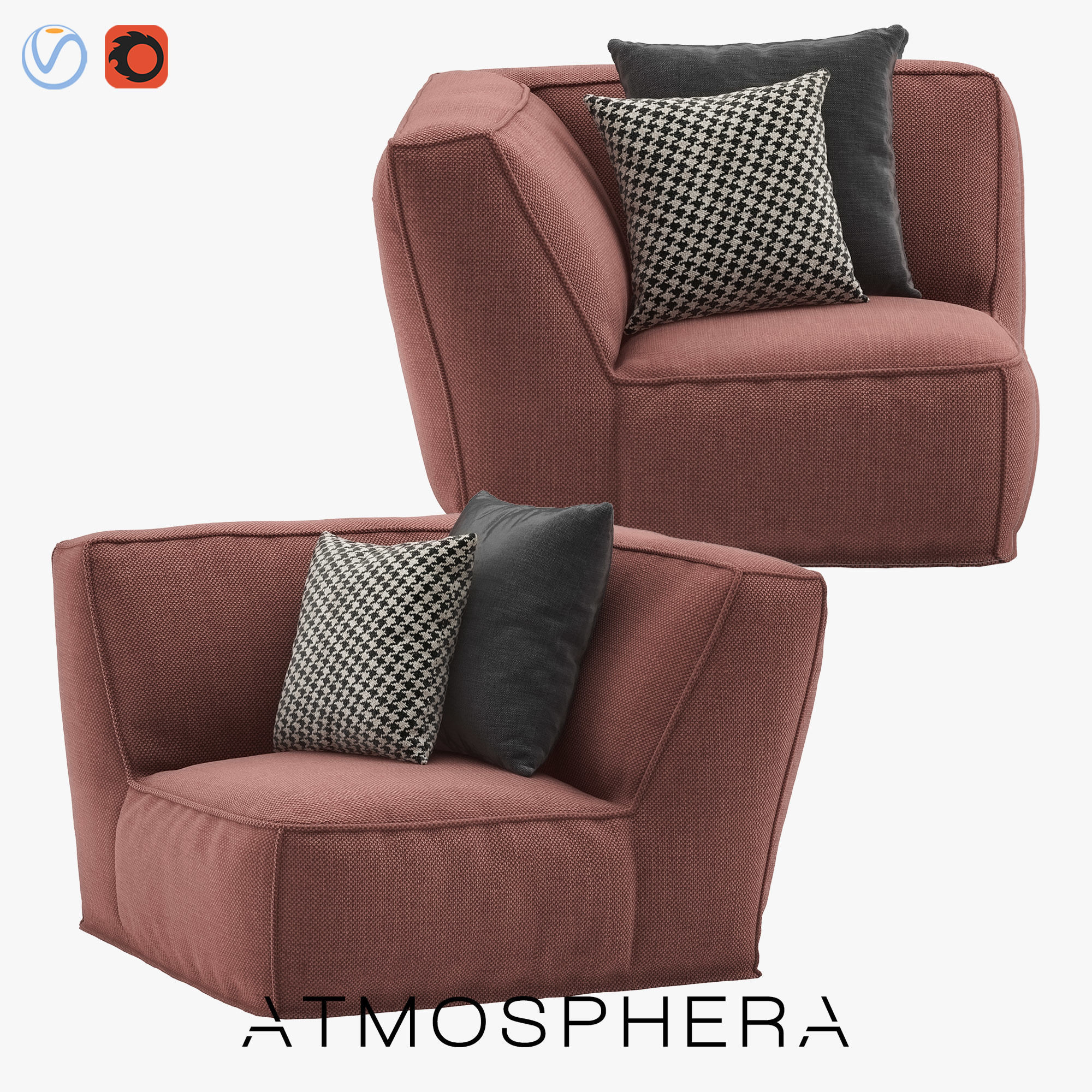 SOFT Corner Module - ATMOSPHERA 3D model | CGTrader