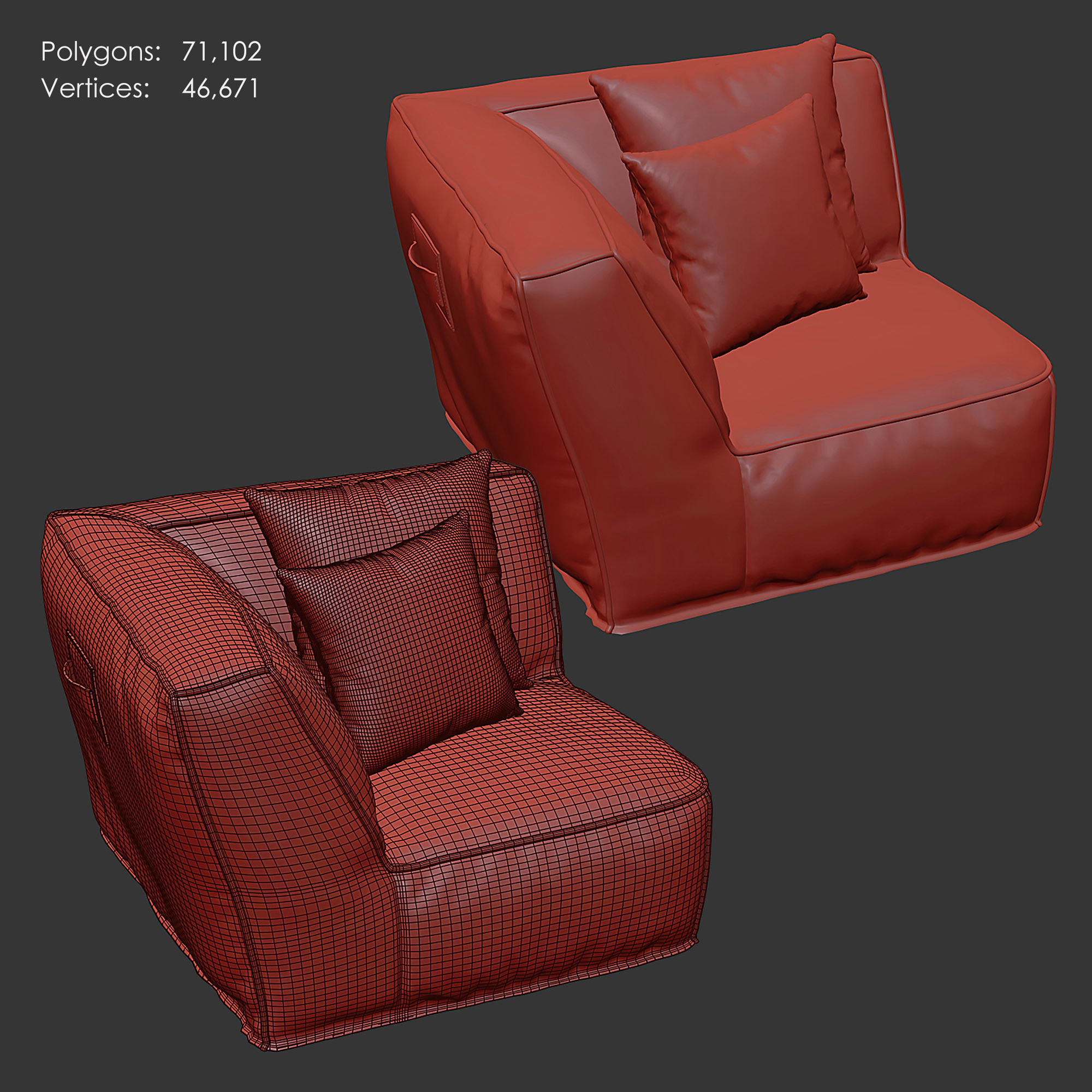 SOFT Corner Module - ATMOSPHERA 3D model | CGTrader