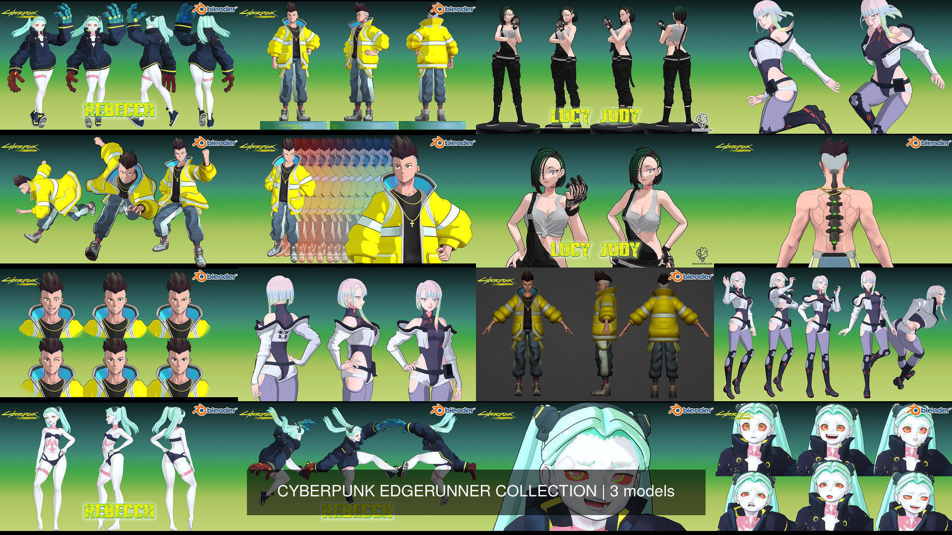 CYBERPUNK EDGERUNNER COLLECTION | CGTrader