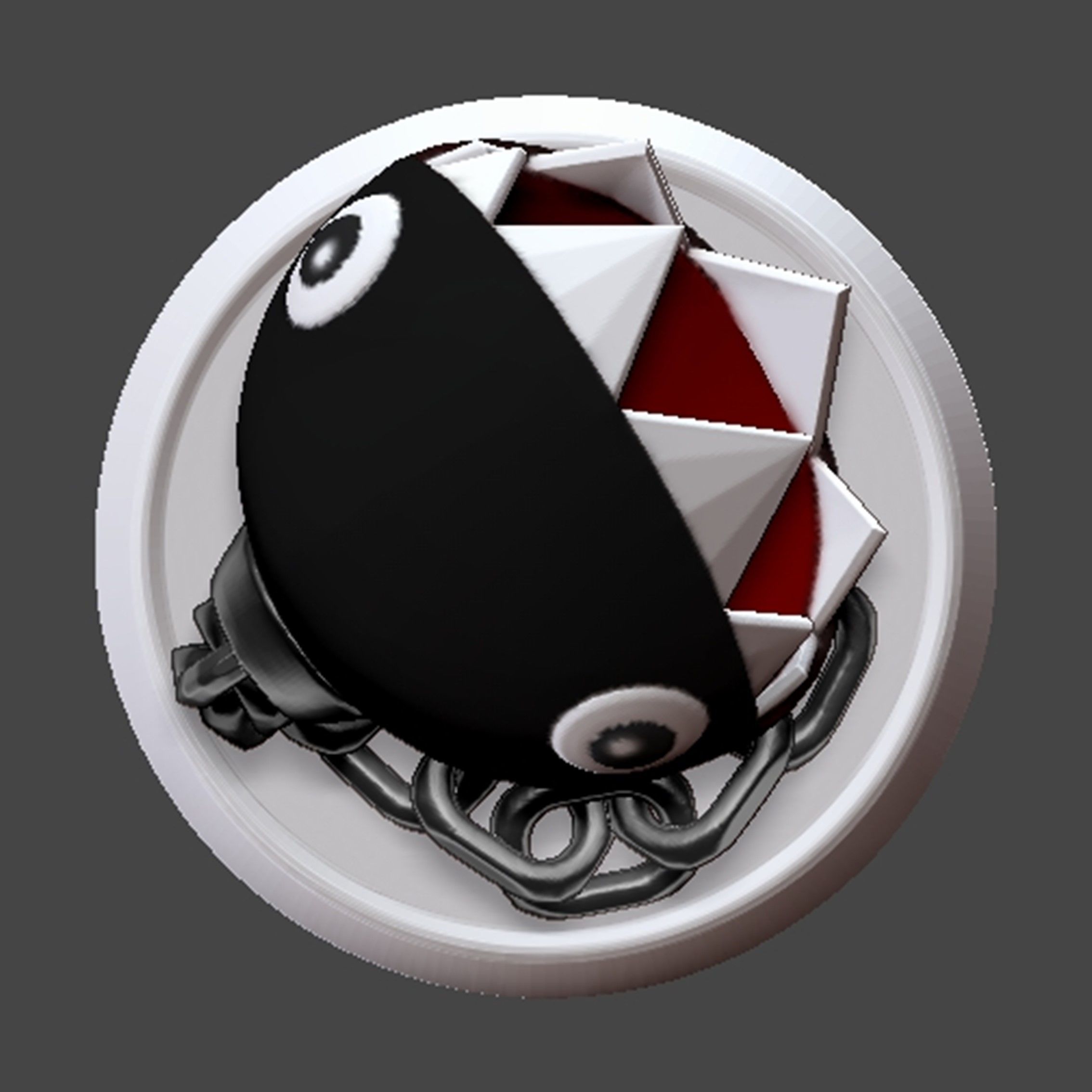 Chain Chomp Mario Based 3D model 3D printable | CGTrader