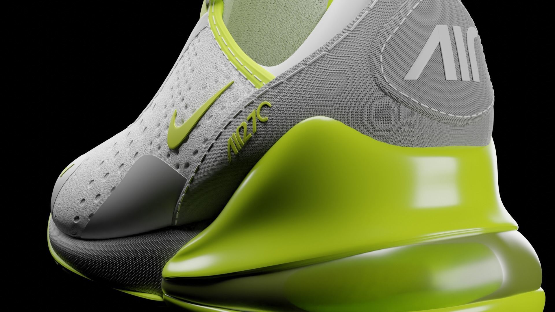 Nike Air Max 270 shoes High res High detail 3D model | CGTrader