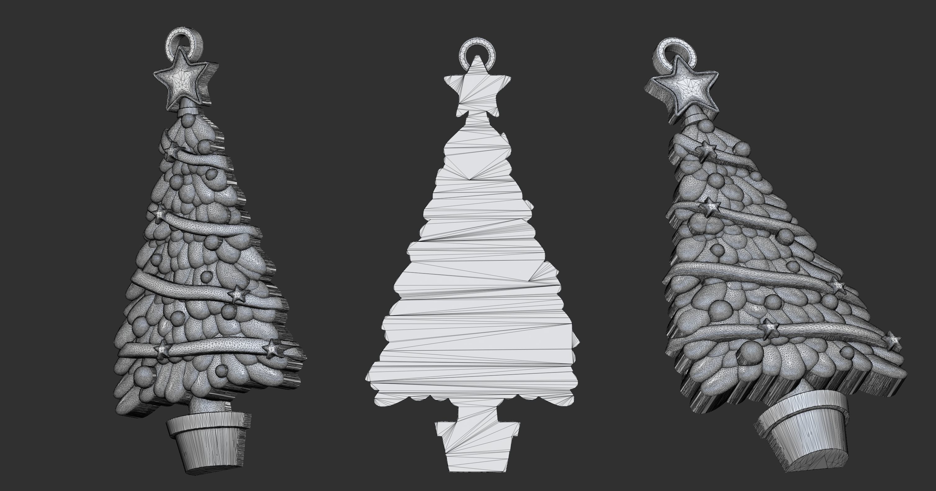 Christmas decorative STL 3D model 3D printable | CGTrader