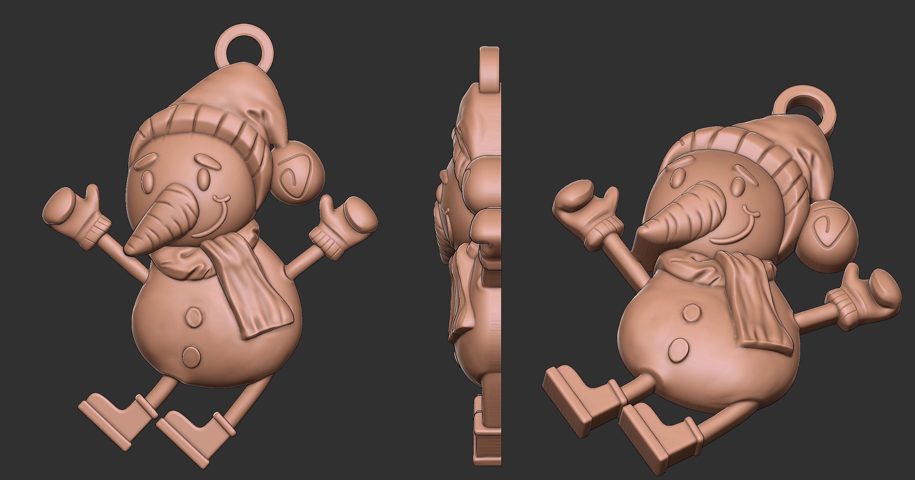 Christmas decorative STL 3D model 3D printable | CGTrader