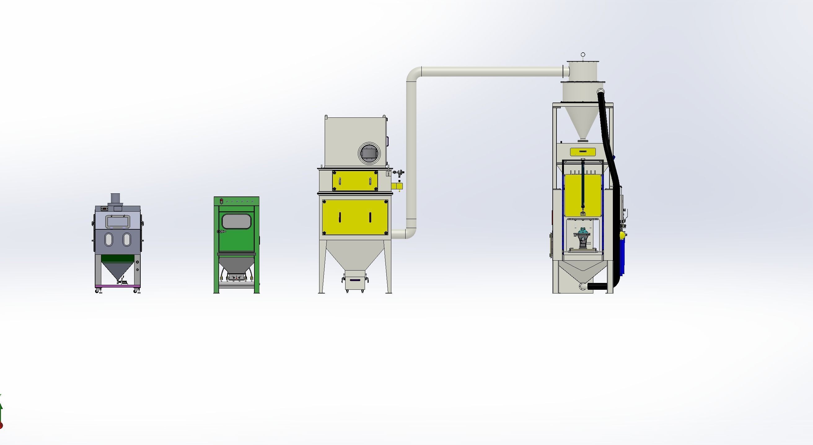 Sand blasting equipment 3D model animated | CGTrader